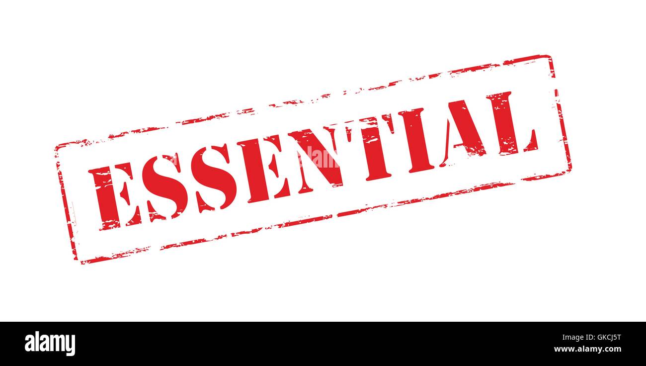 Essential word Cut Out Stock Images & Pictures - Alamy