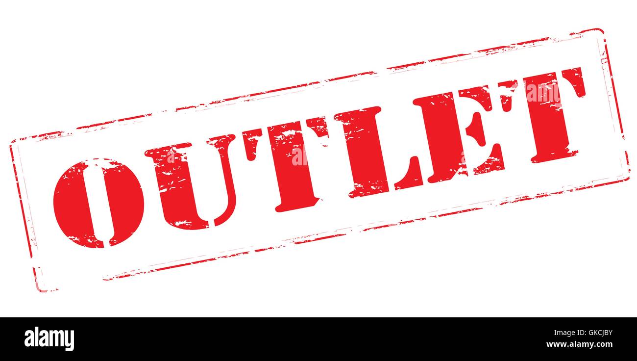 Outlet word hi-res stock photography and images - Alamy