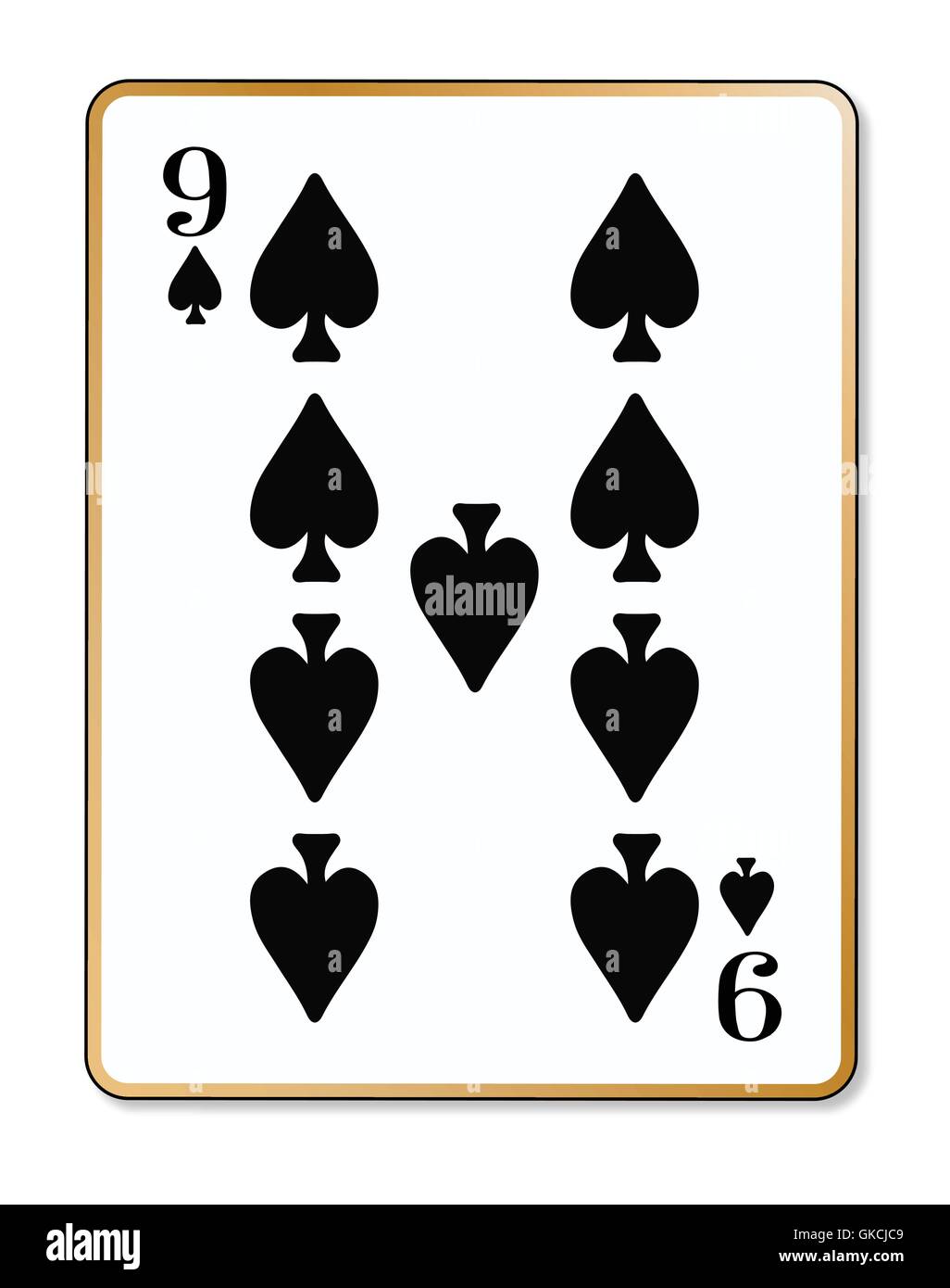 Nine of spades hi-res stock photography and images - Alamy