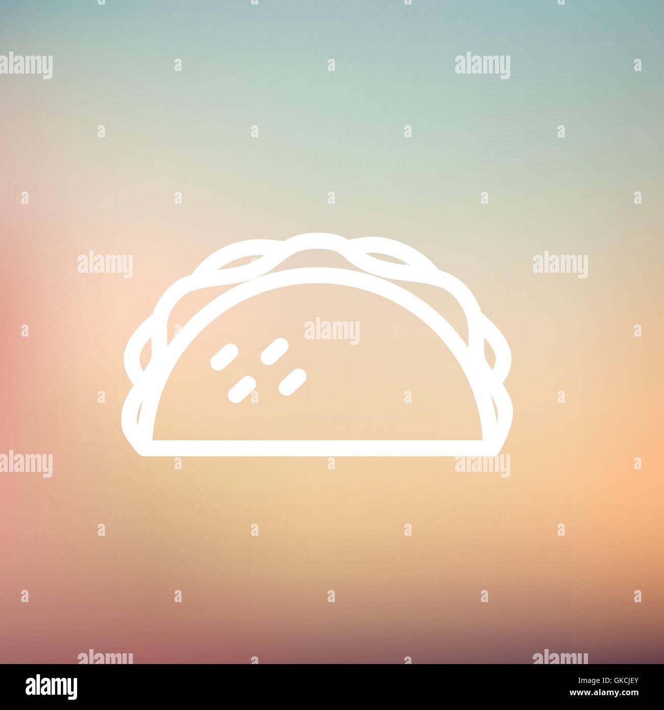 Taco beef Stock Vector Images - Alamy