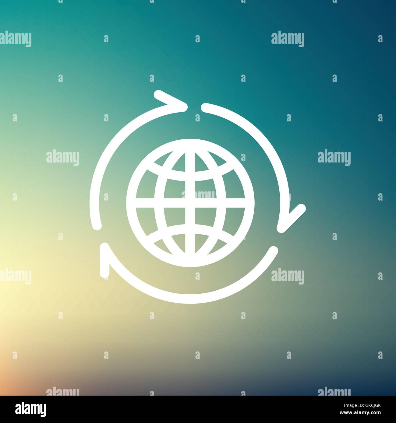 World globe map arrows hi-res stock photography and images - Alamy