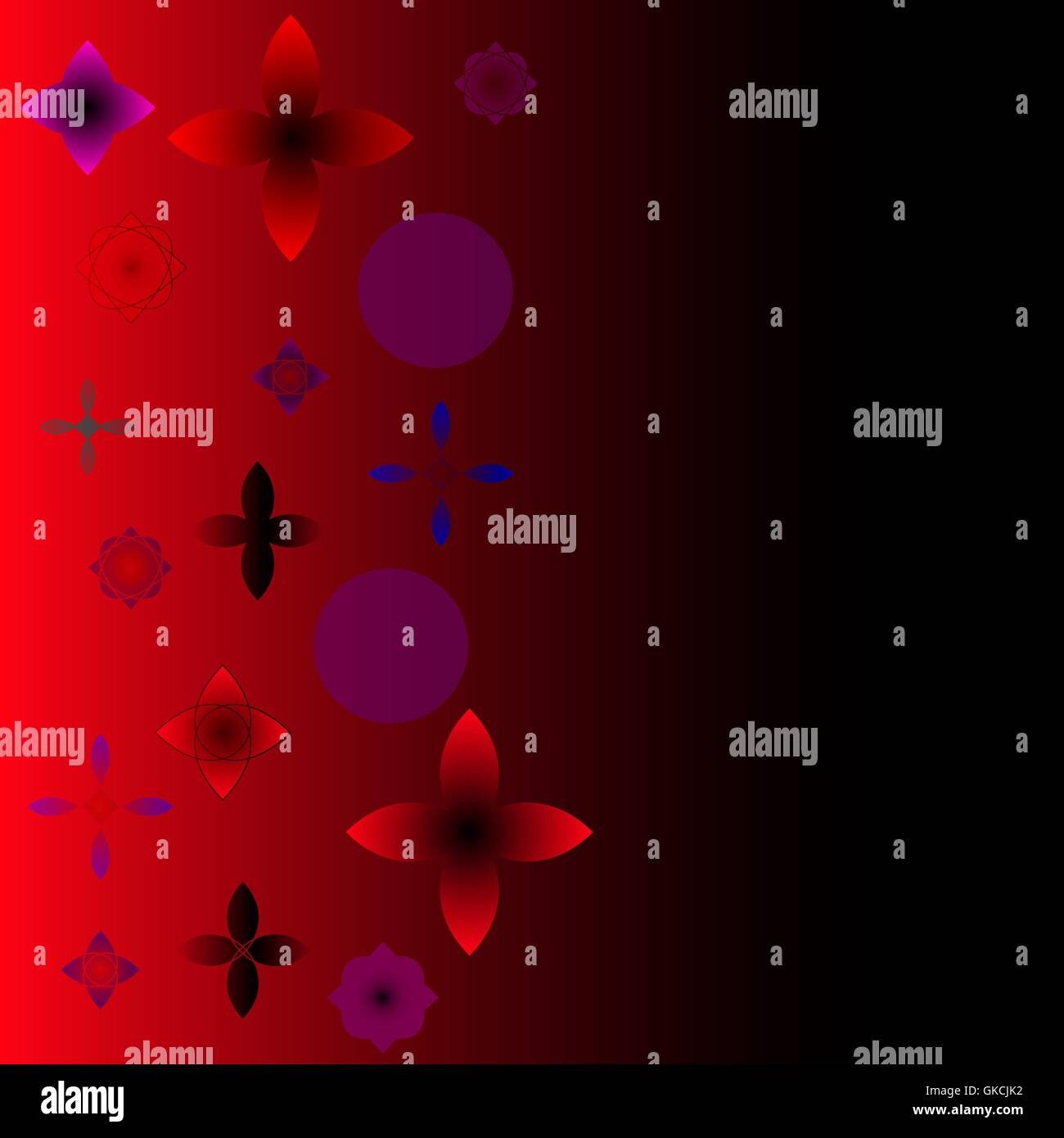 Abstract vector backgrounds. Red Stock Vector Image & Art - Alamy