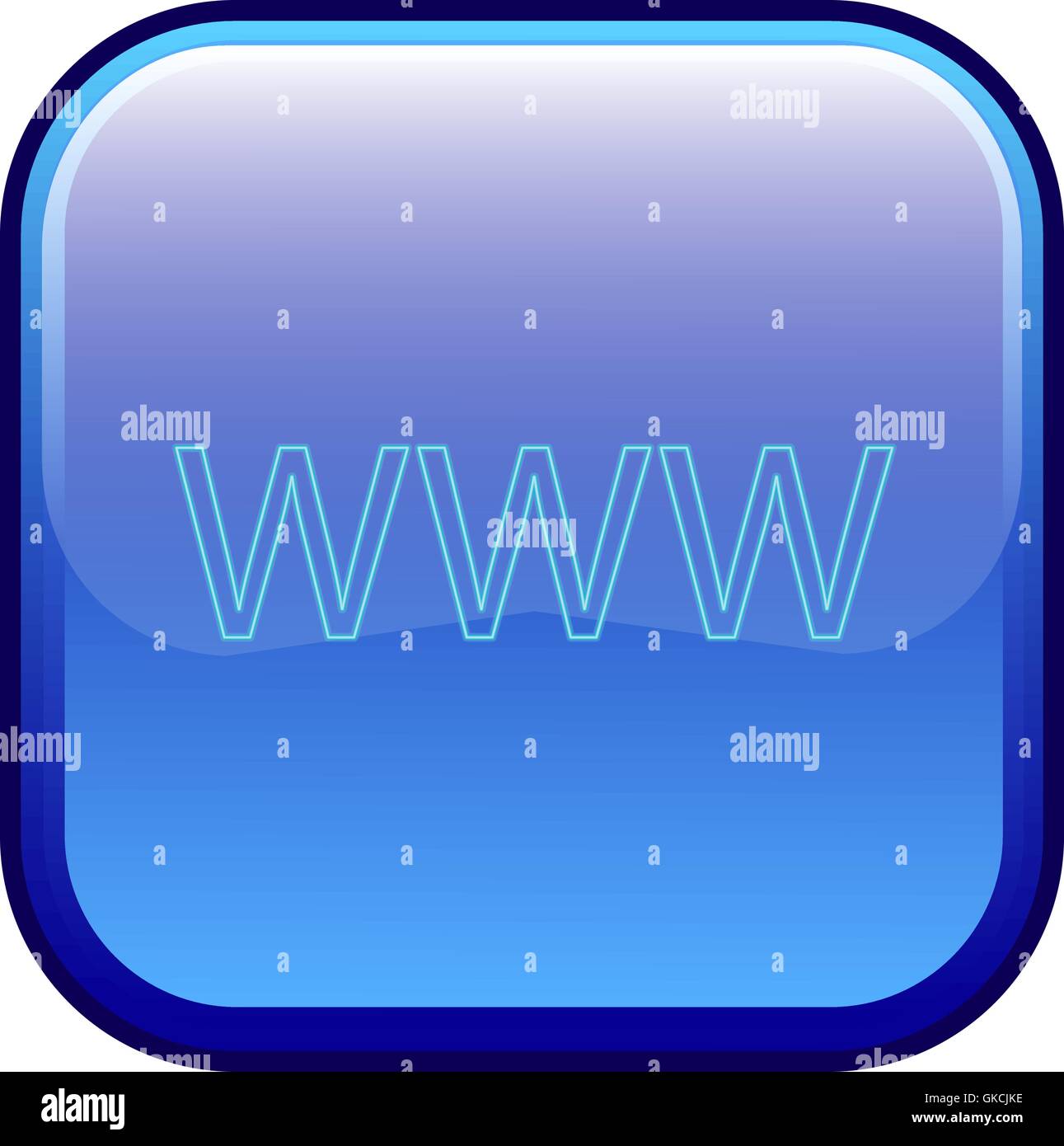 Big blue button labeled "www Stock Vector Image & Art - Alamy