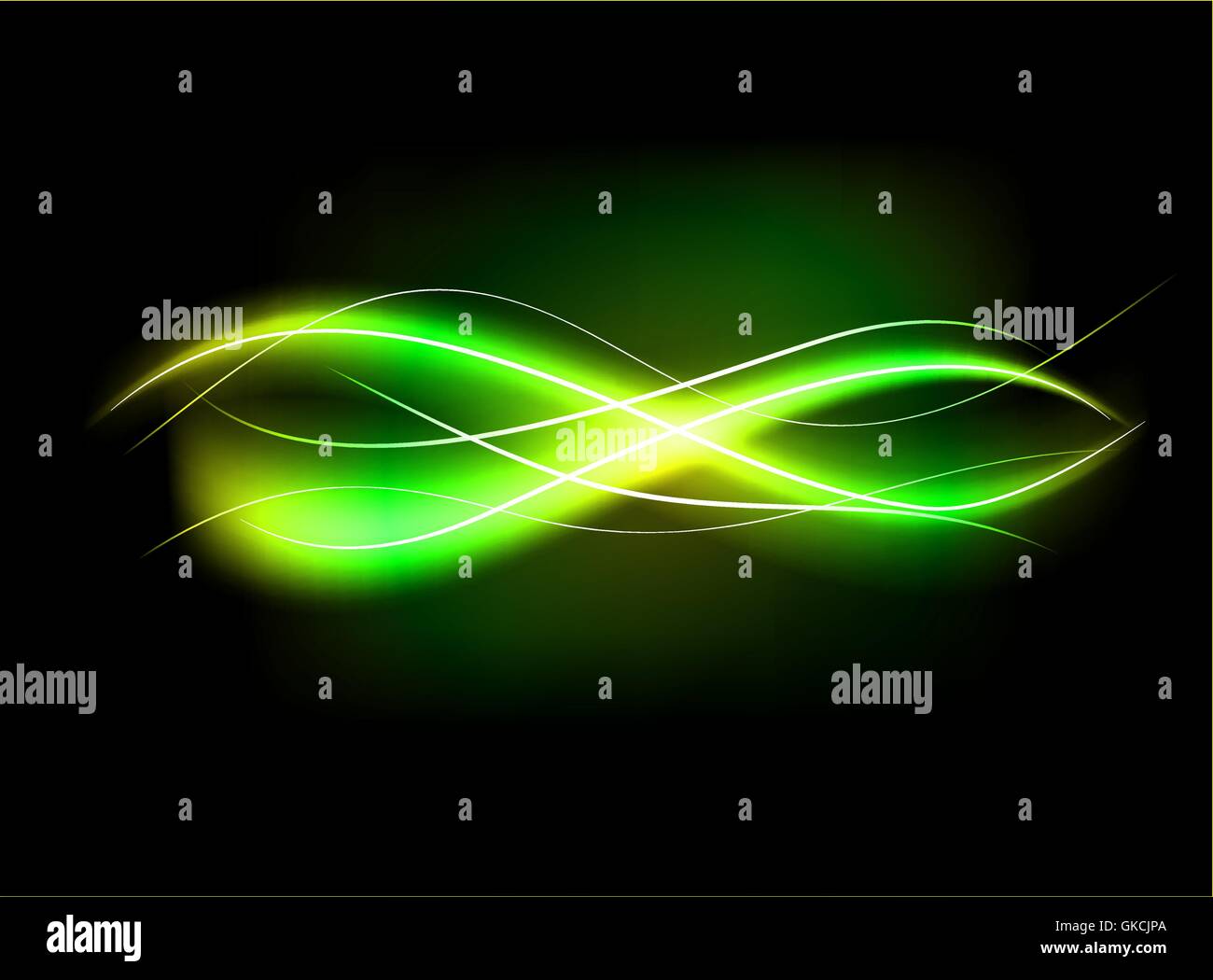 Blurry abstract green lined light effect background Stock Vector Image ...
