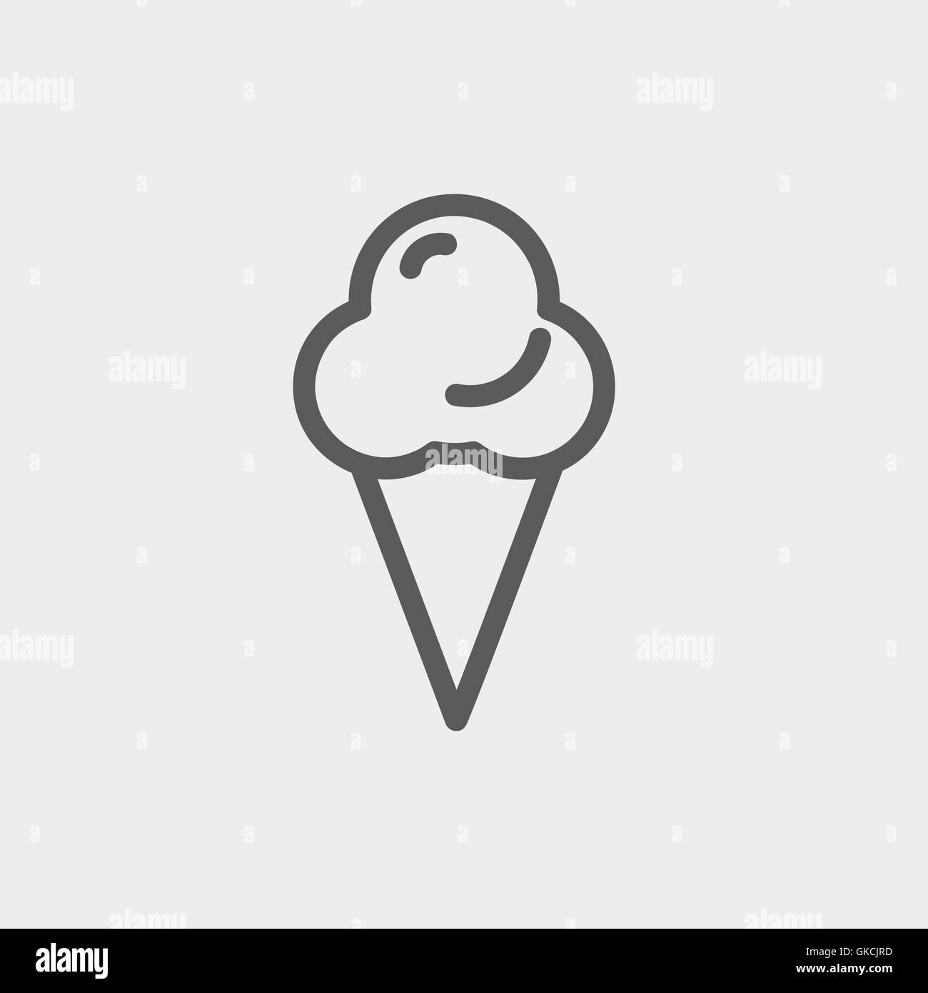 Ice line icon Black and White Stock Photos & Images - Alamy