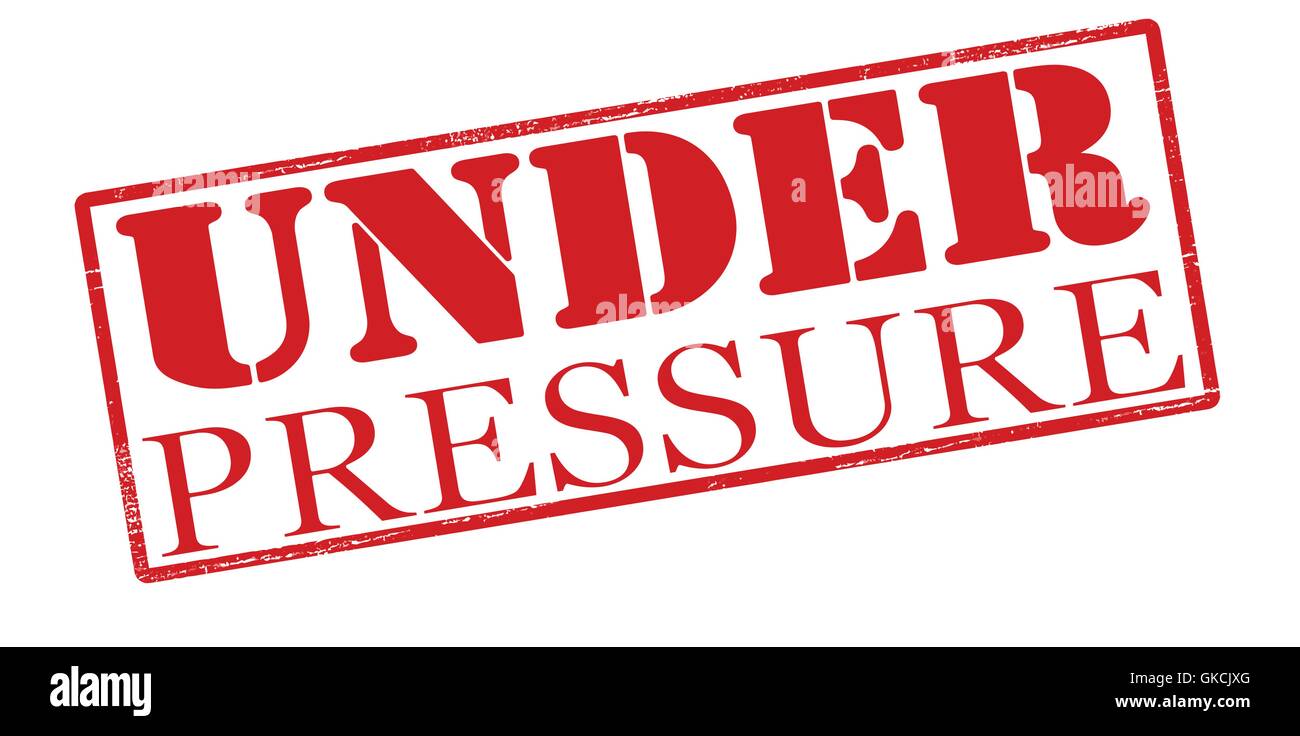 Under pressure stamp Cut Out Stock Images & Pictures - Alamy