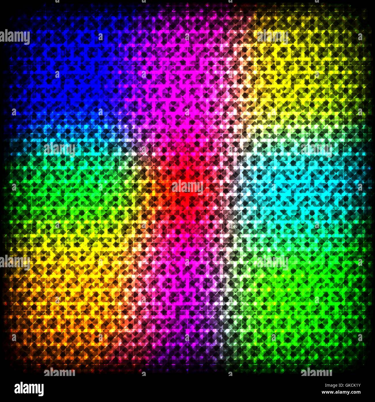 Abstract spectrum dark background with colored sparkles Stock Vector ...