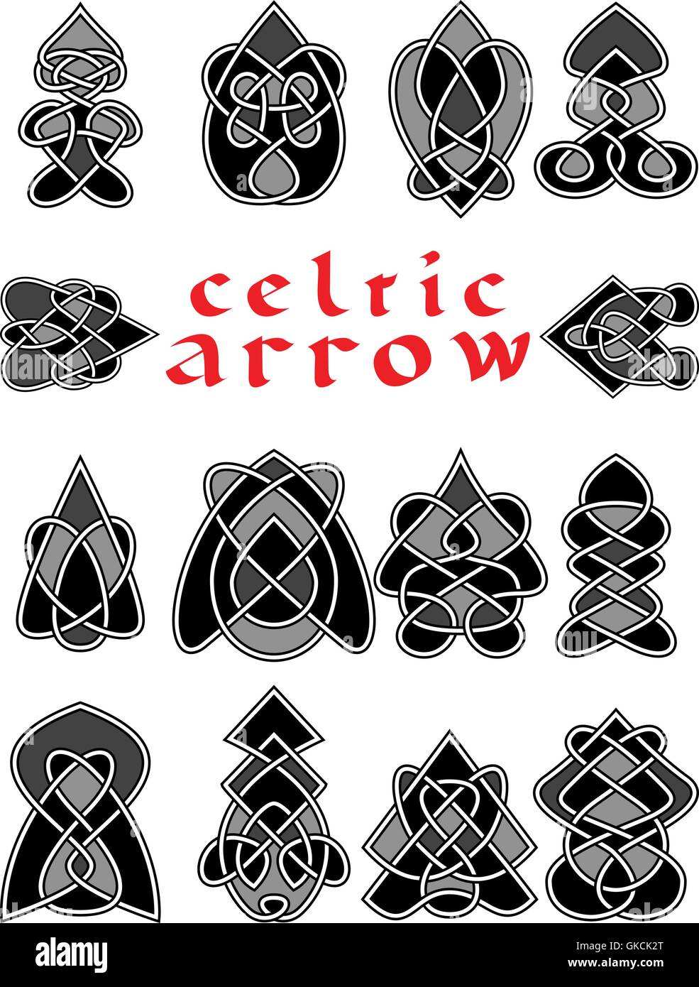 Set celtic arrows Stock Vector Image & Art - Alamy