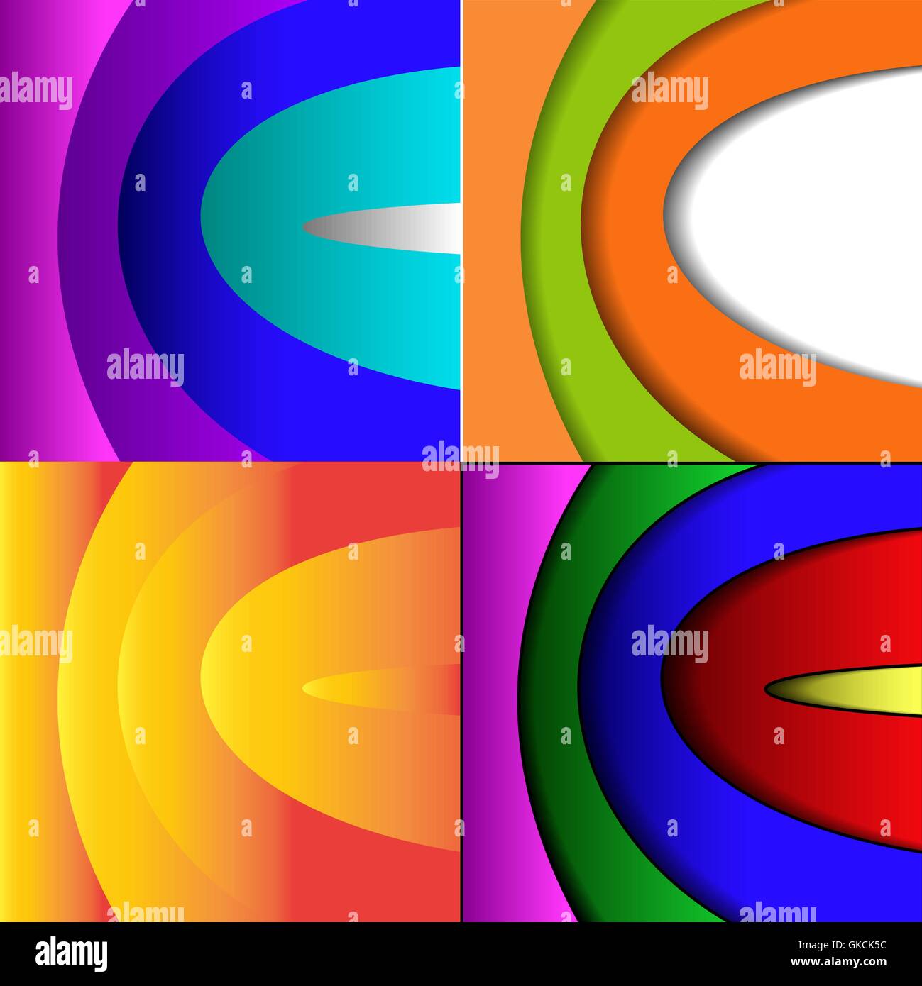 set of elegant abstract background for your design Stock Vector Image ...