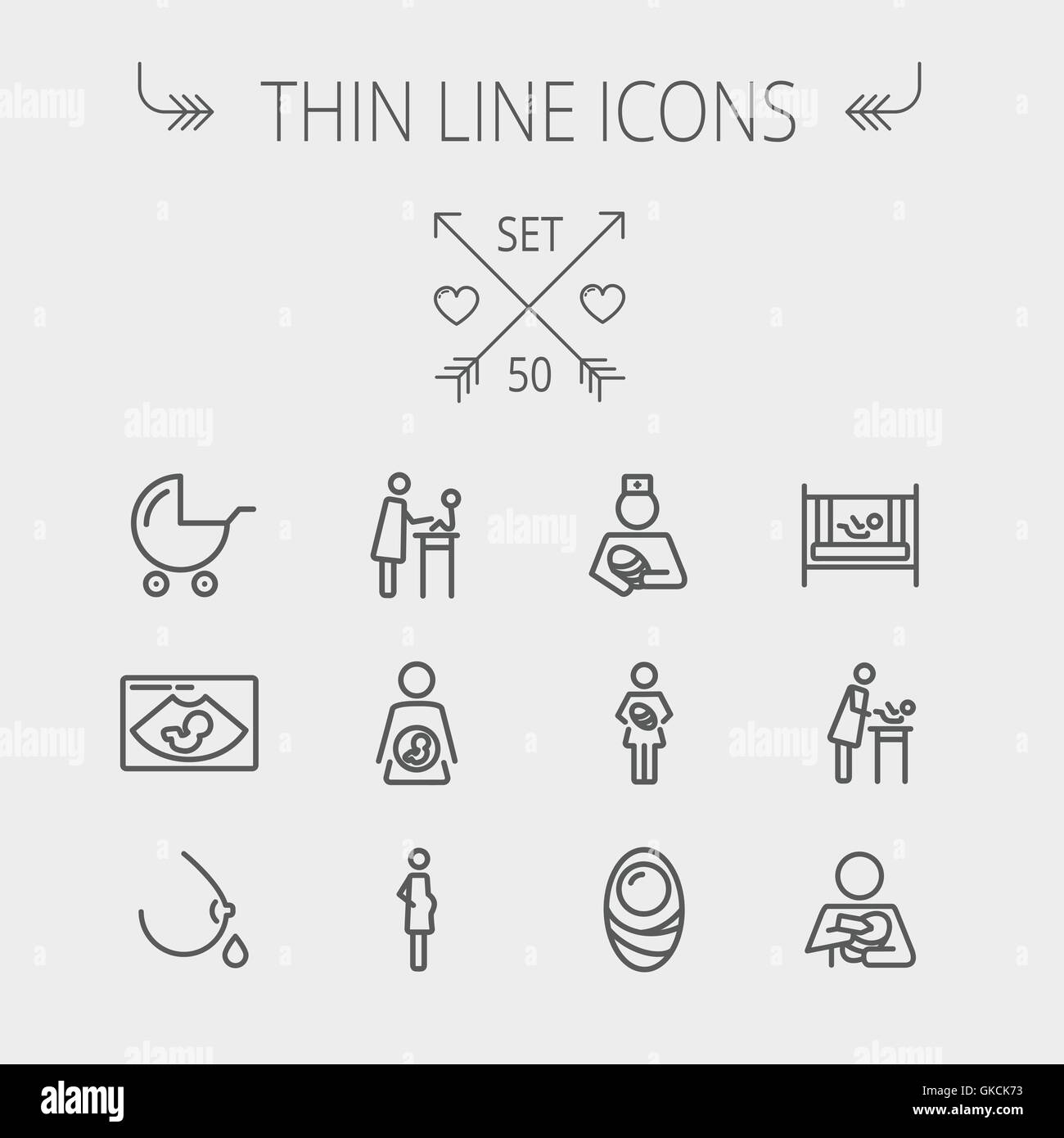 Bib Icon. Thin Line With Blue Fill Design. Vector Illustration Stock ...