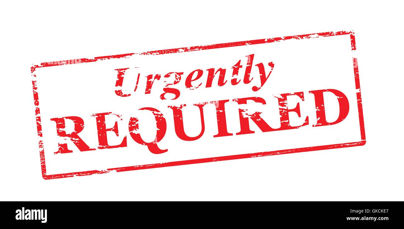 Urgently needed Stock Vector Images - Alamy