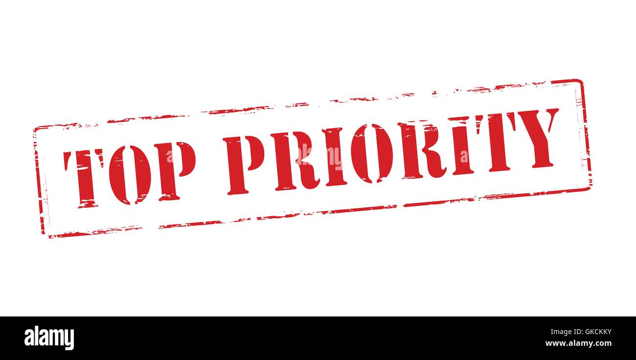 Rubber stamp top priority Stock Vector Images - Alamy