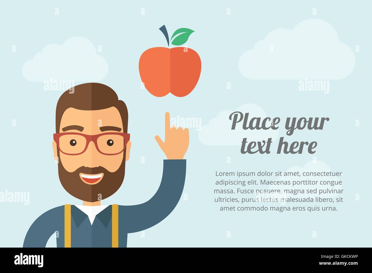 Man apple nutrition label Stock Vector Images - Alamy