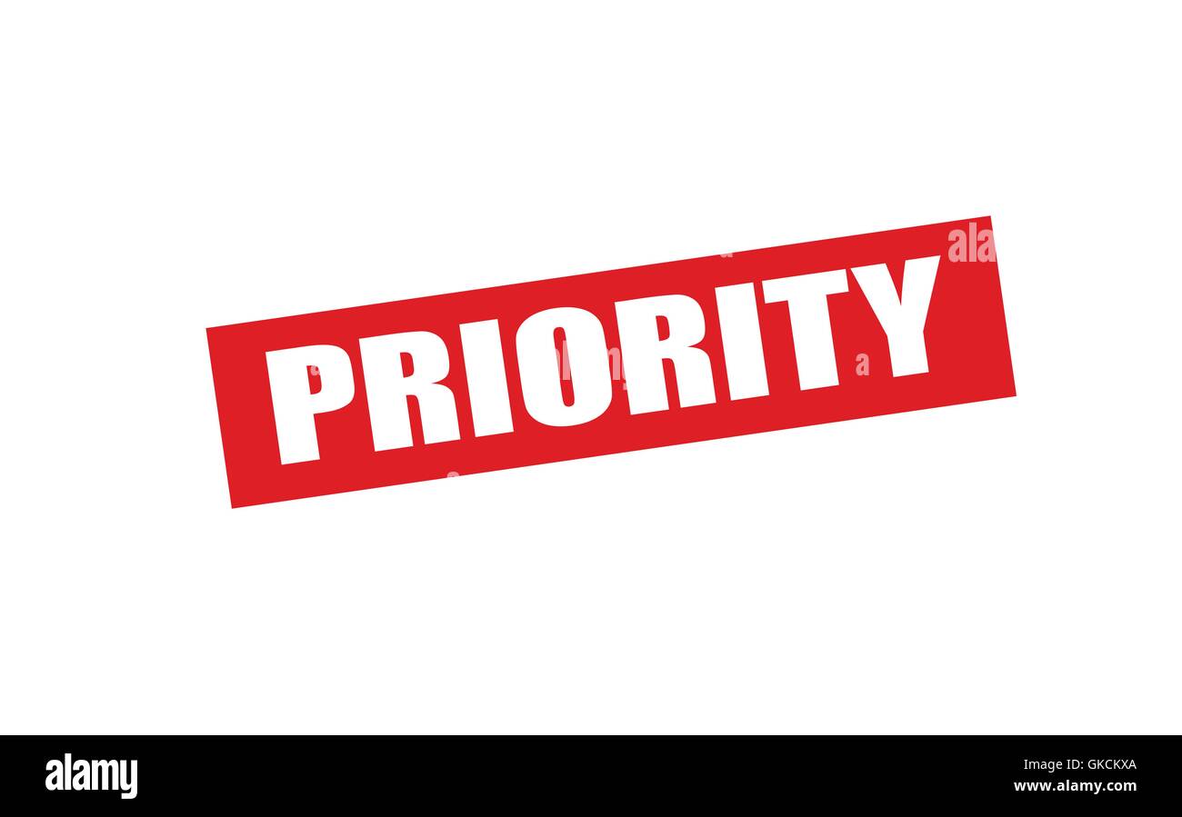 Rubber stamp priority Stock Vector Images - Alamy