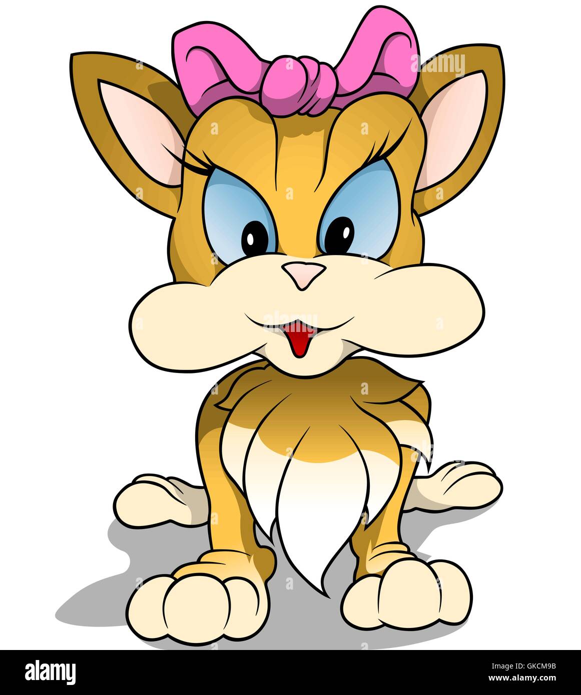 Clip art and cartoons cat hi-res stock photography and images - Alamy