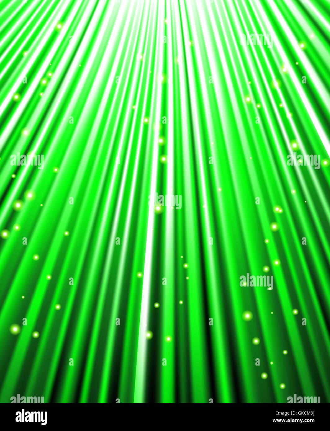 Abstract green background falling stars Stock Vector Images - Alamy