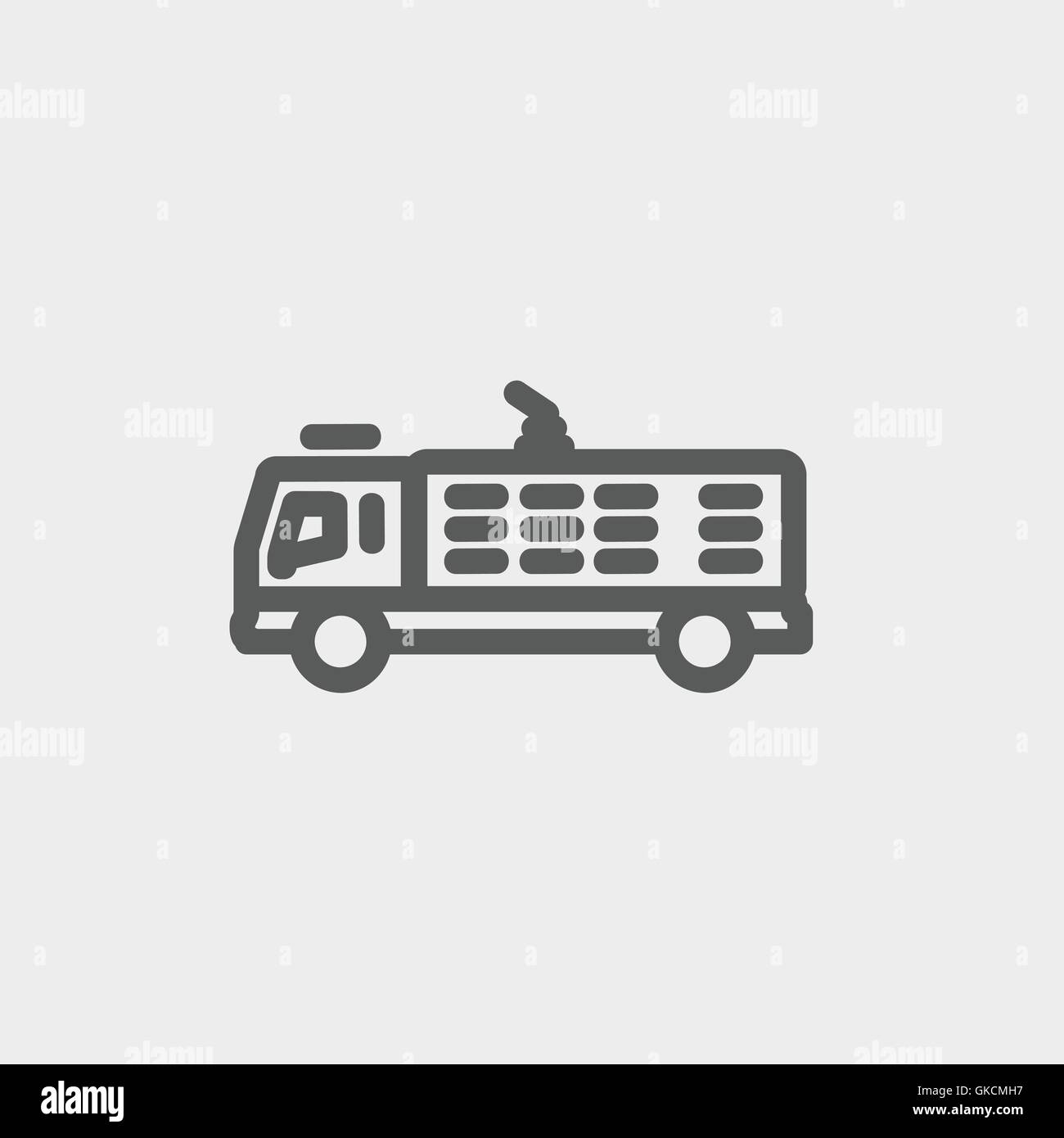 Fire engine emergency line Stock Vector Images - Alamy