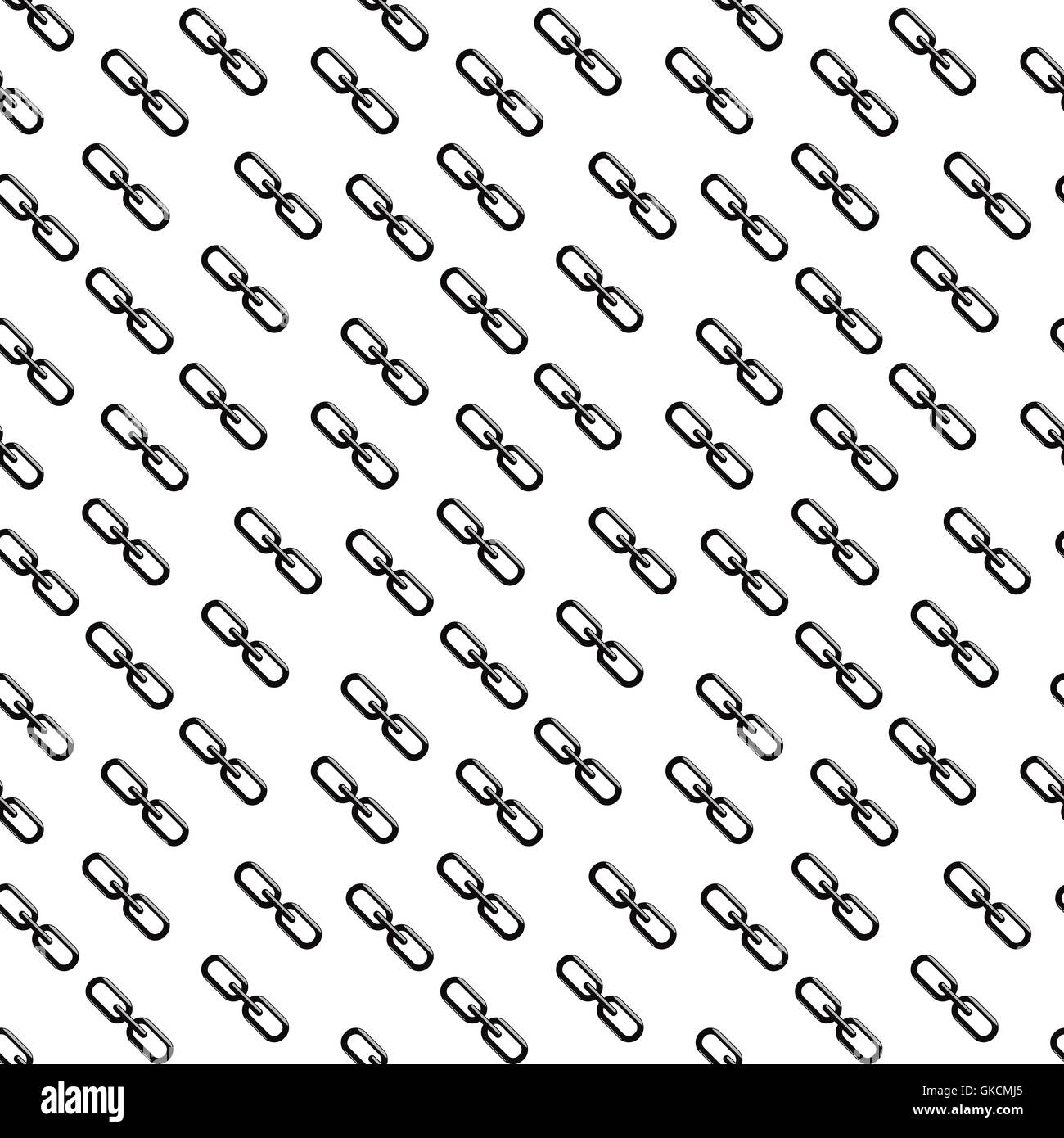 chain link icon. Flat design style. Seamless pattern. Vector Stock ...