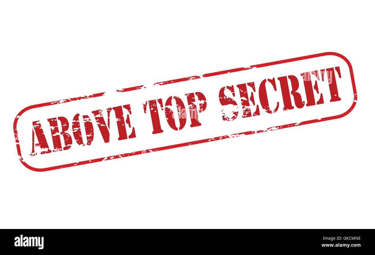 Above top secret Stock Vector Image & Art - Alamy