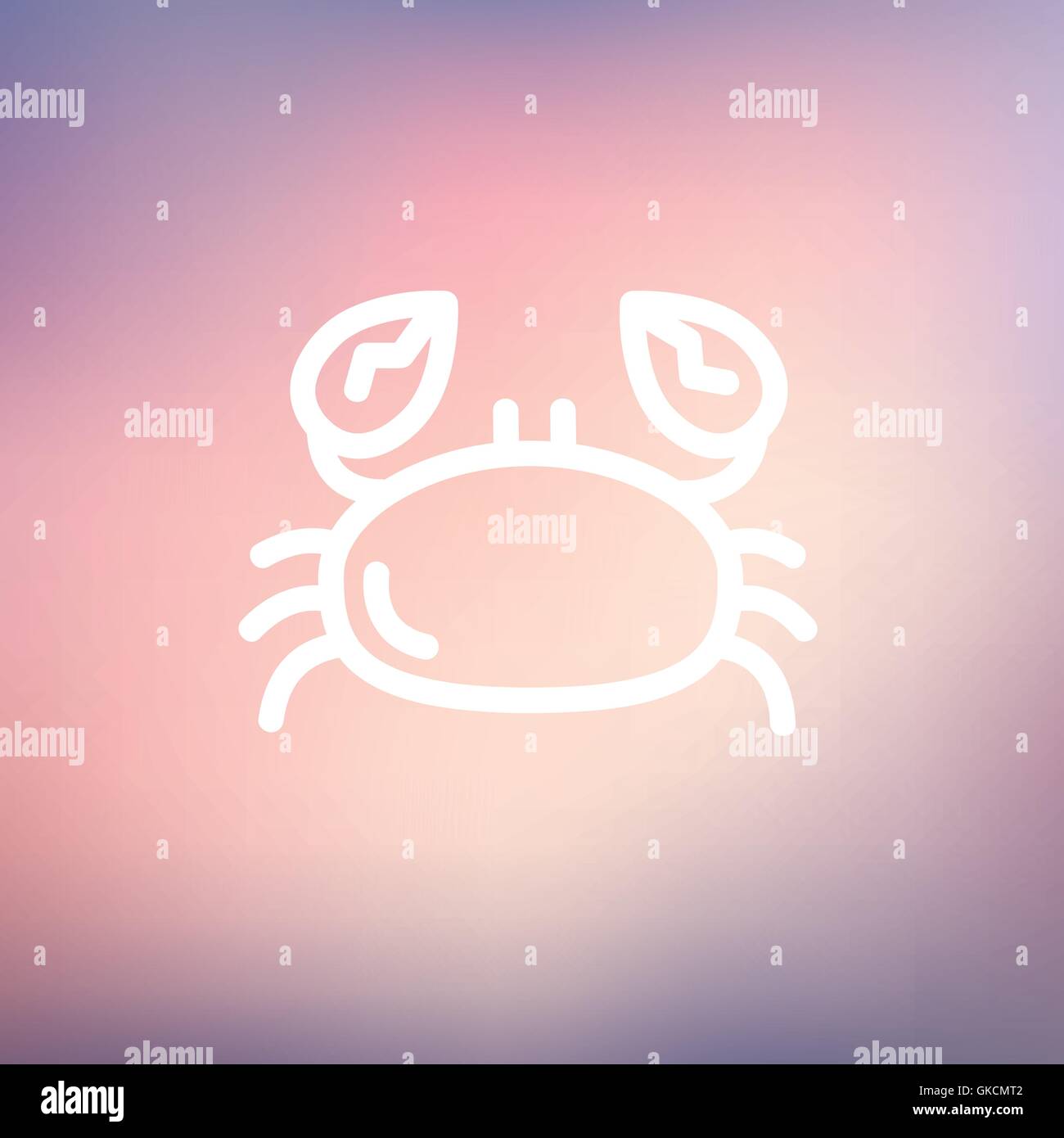Seashell line icon animal Stock Vector Images - Alamy