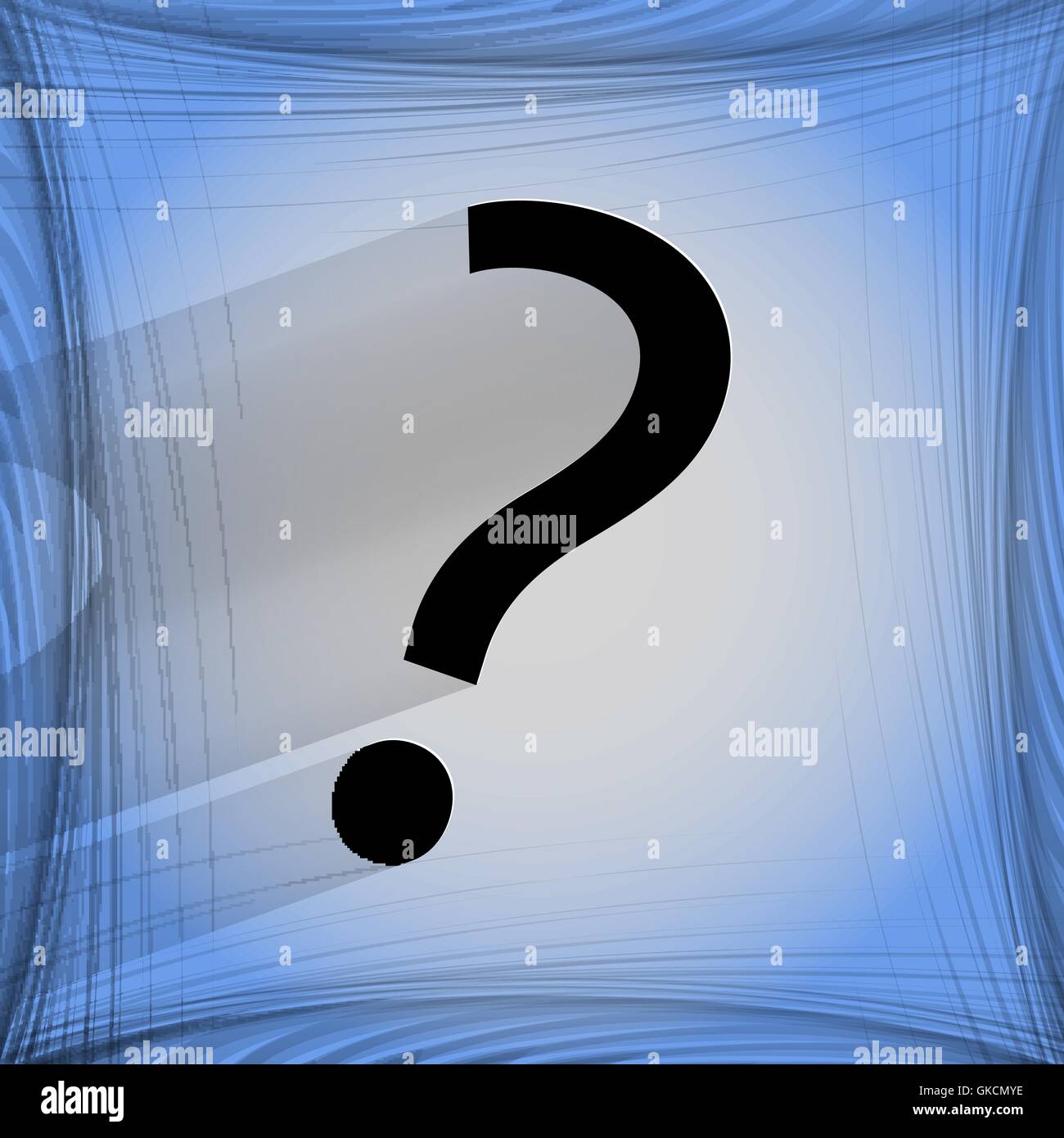 question mark. Flat modern web design on a flat geometric abstract ...