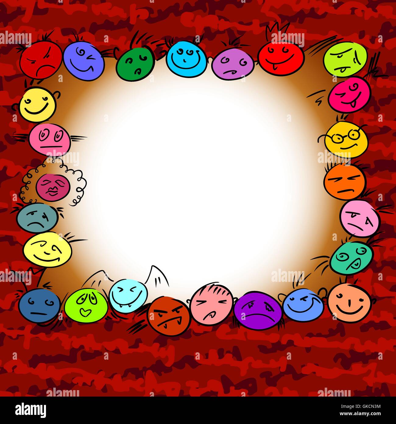 background with smiles Stock Vector Image & Art - Alamy