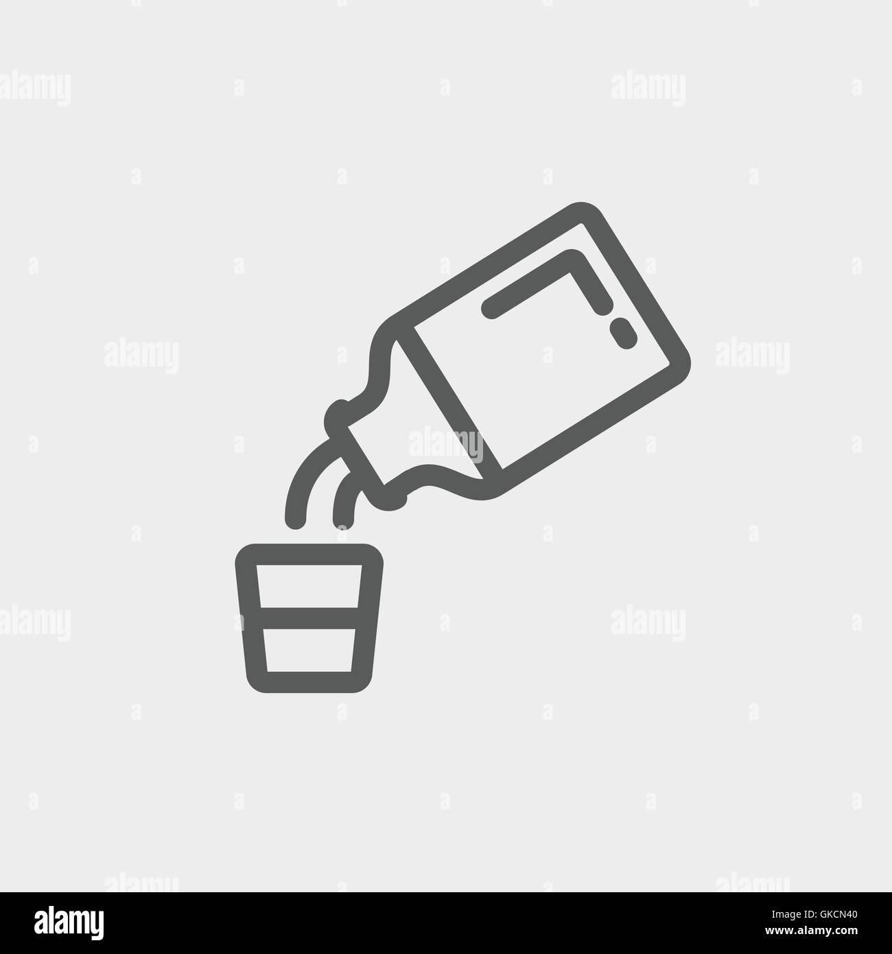 Dose measuring bottle Black and White Stock Photos & Images - Alamy