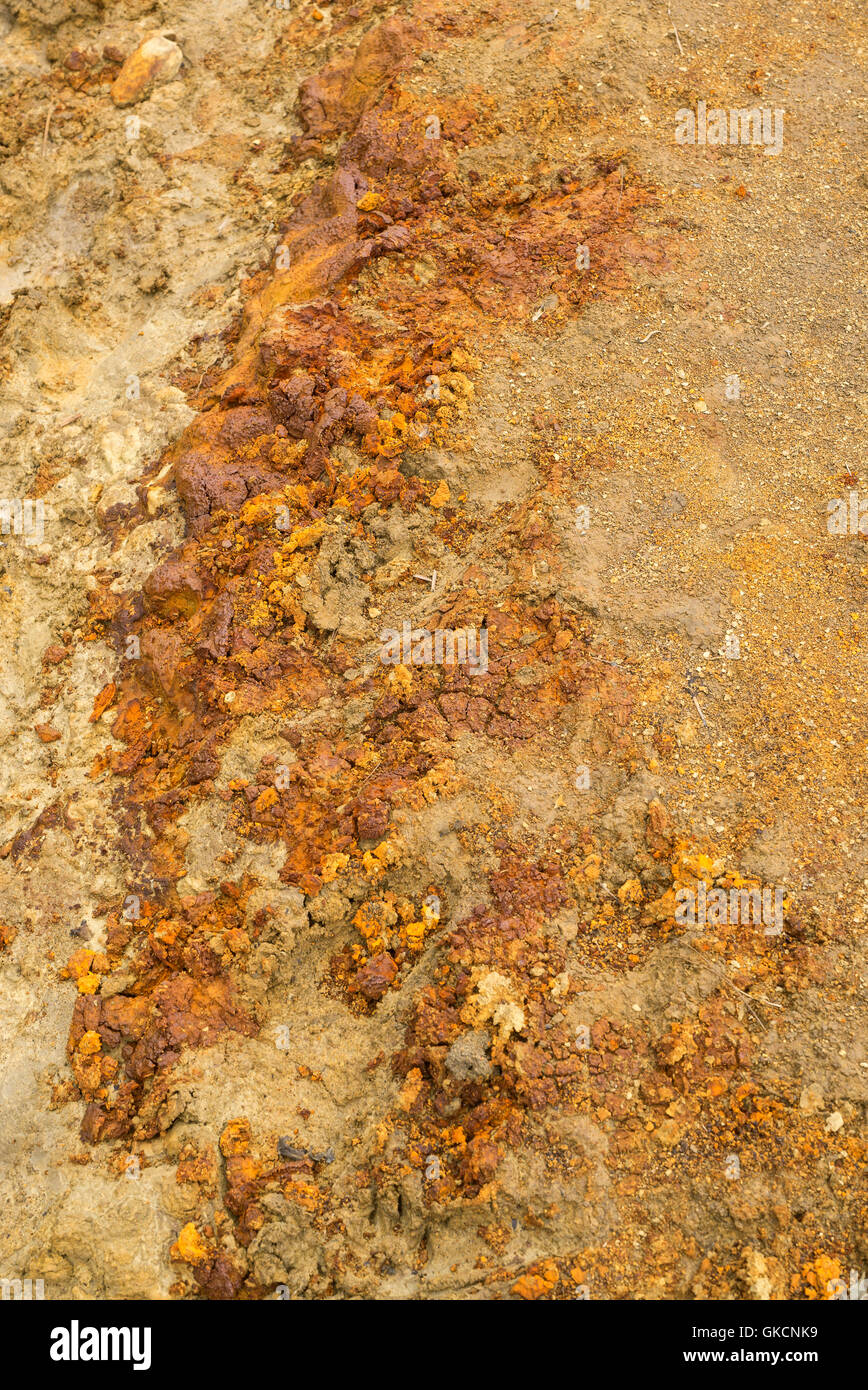 Ground pollution from the residue of waste material from coal mining ...