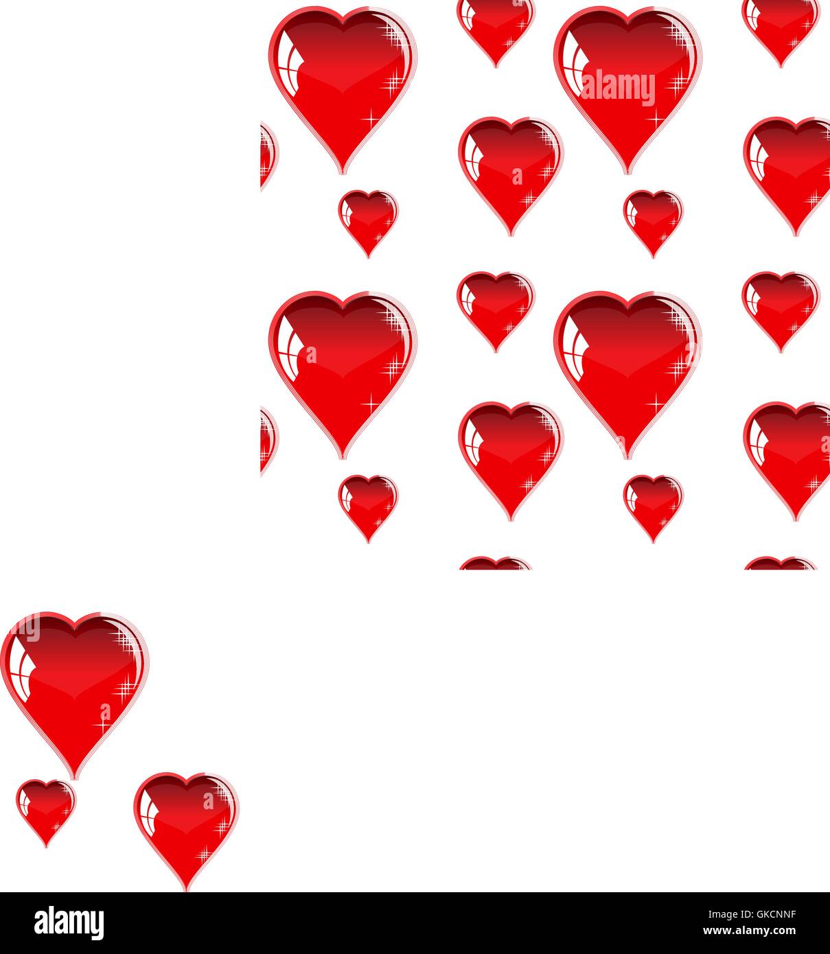 Stylized red heart Stock Vector Images - Alamy