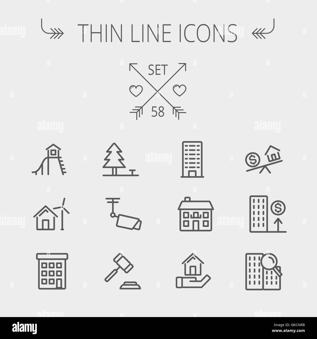 Property real estate rent Black and White Stock Photos & Images - Alamy