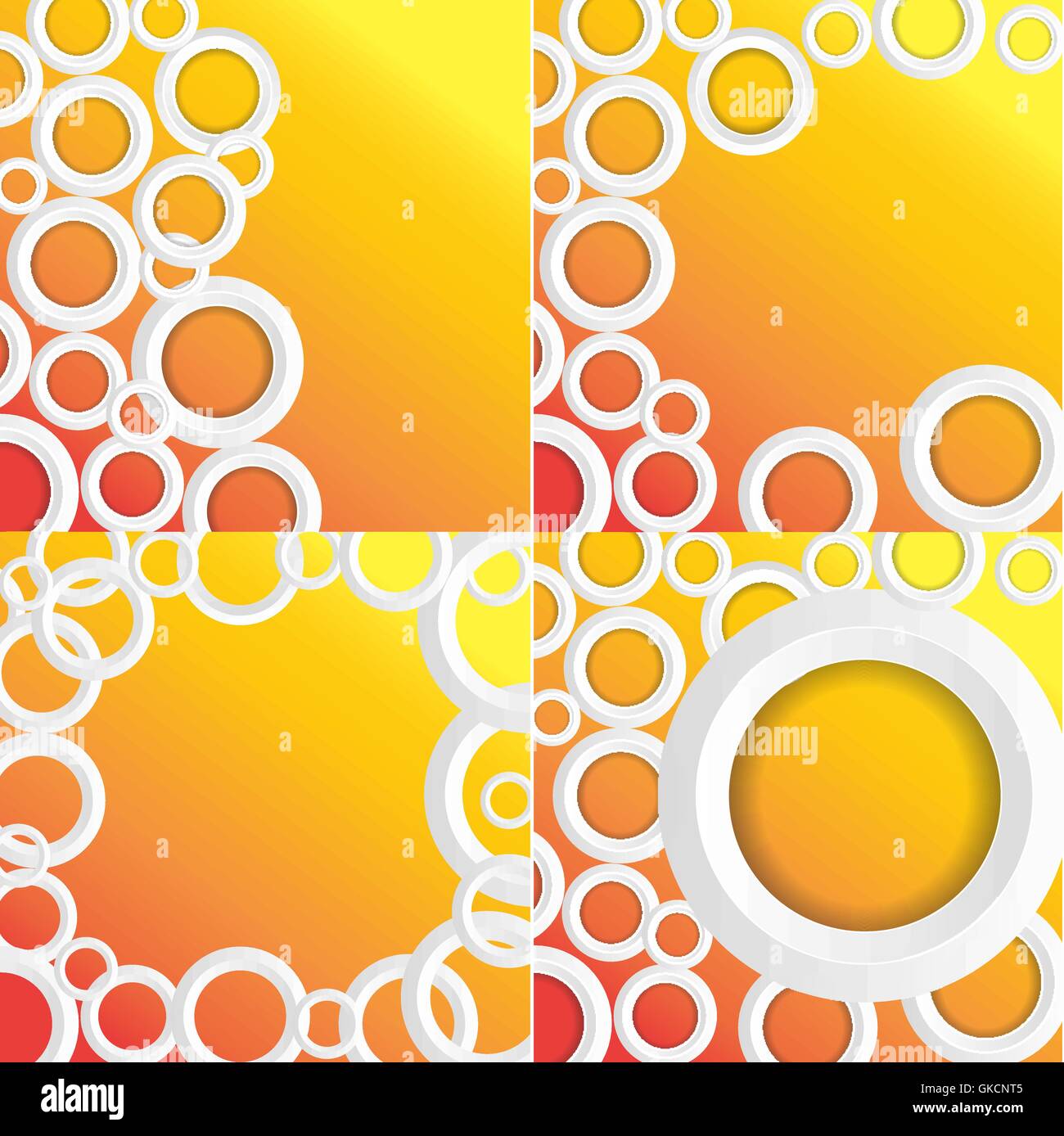 Set Circles Background with place for your text Stock Vector Image ...