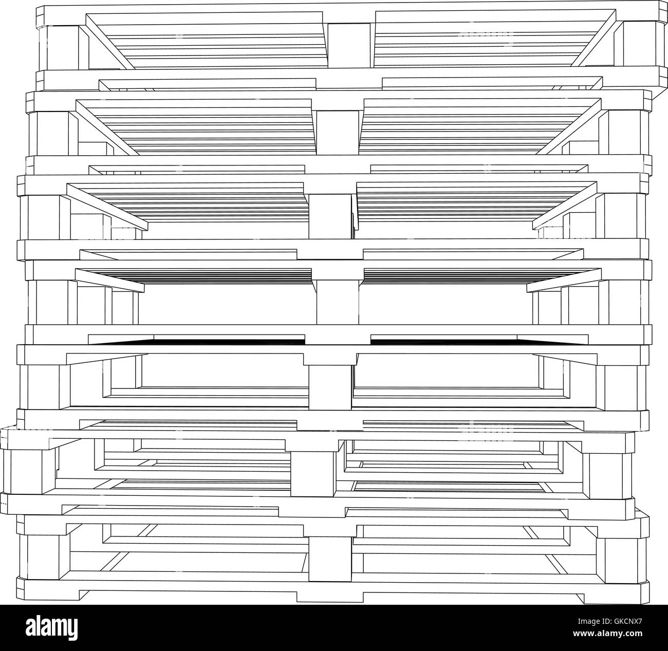 Up pallet Black and White Stock Photos & Images - Alamy