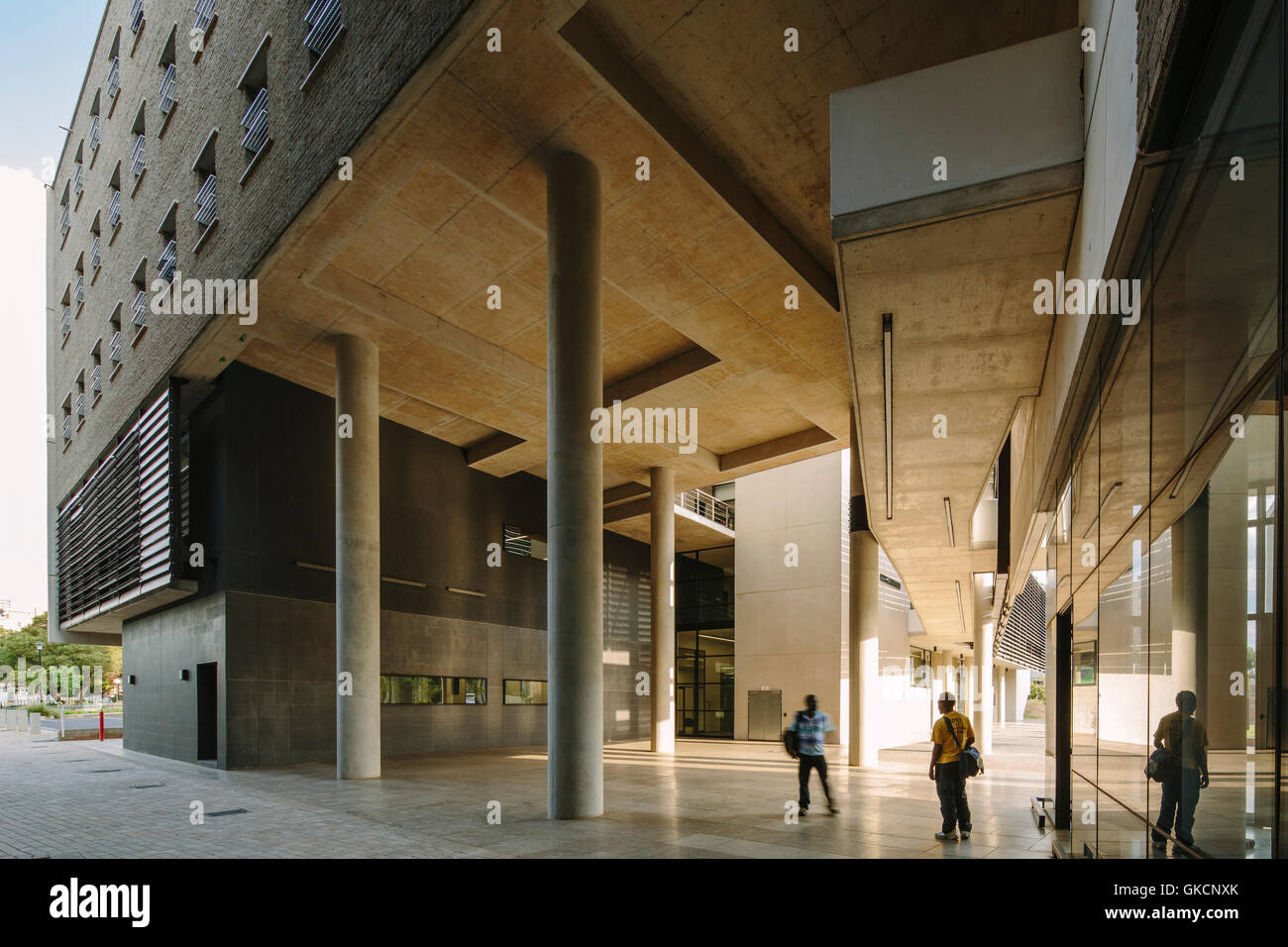 Wide view of the access thoroughfare between the two main blocks. Wits ...