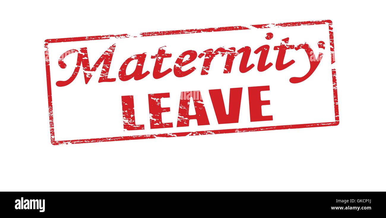 Maternity leave text Stock Vector Images - Alamy