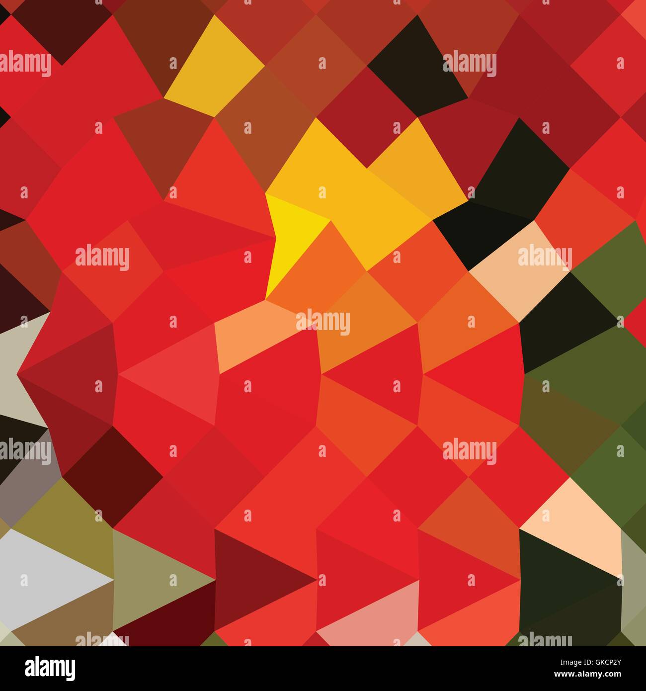 Lava Red Abstract Low Polygon Background Stock Vector Image & Art - Alamy