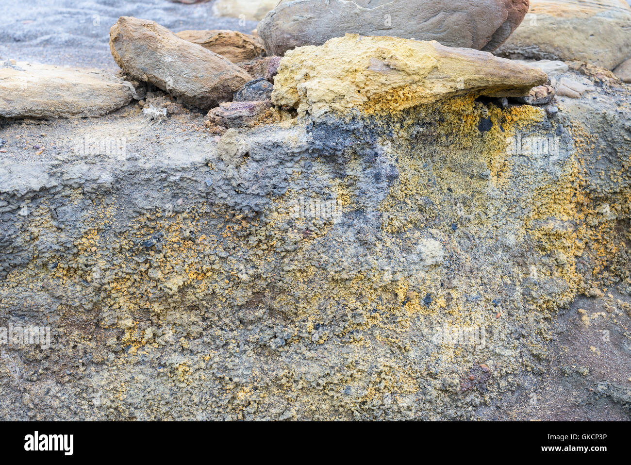Yellow Magnesian Limestone rocks and ground pollution from the residue ...