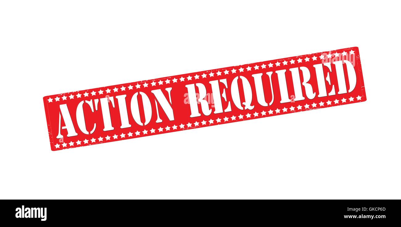 Action needed Cut Out Stock Images & Pictures - Alamy