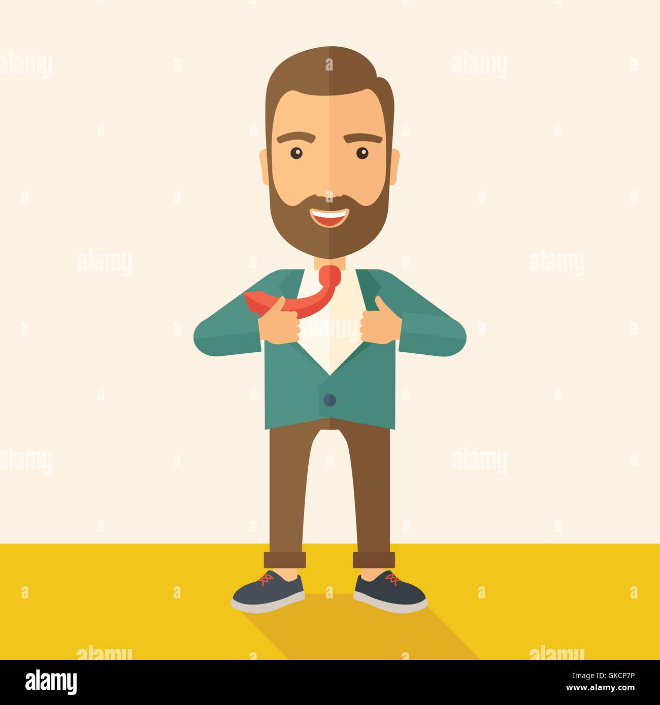 Working man to change his clothes Stock Vector Image & Art - Alamy