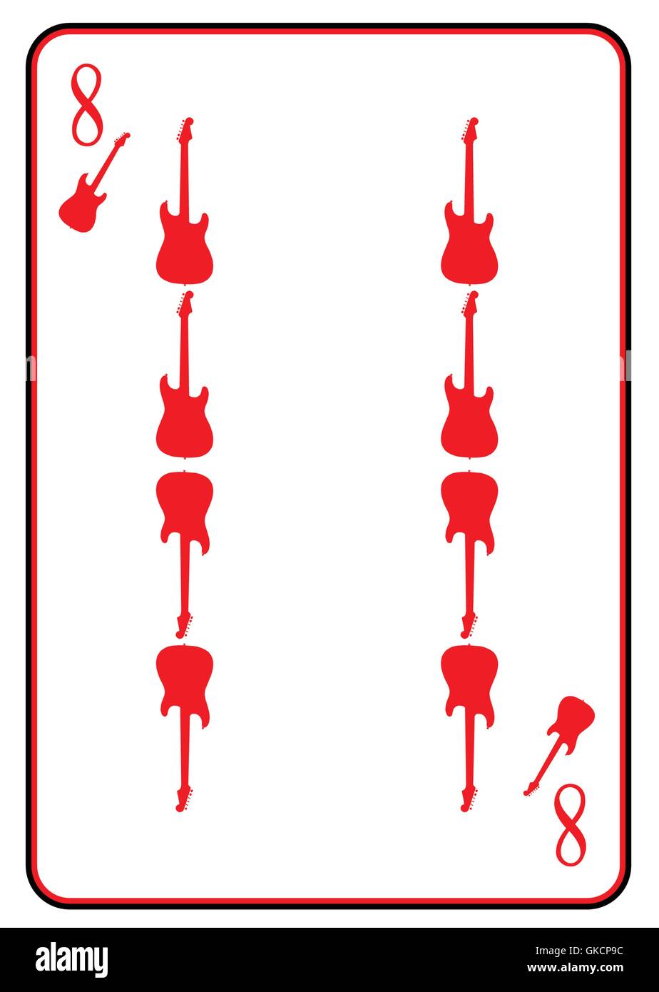 Red eight Stock Vector Images - Alamy