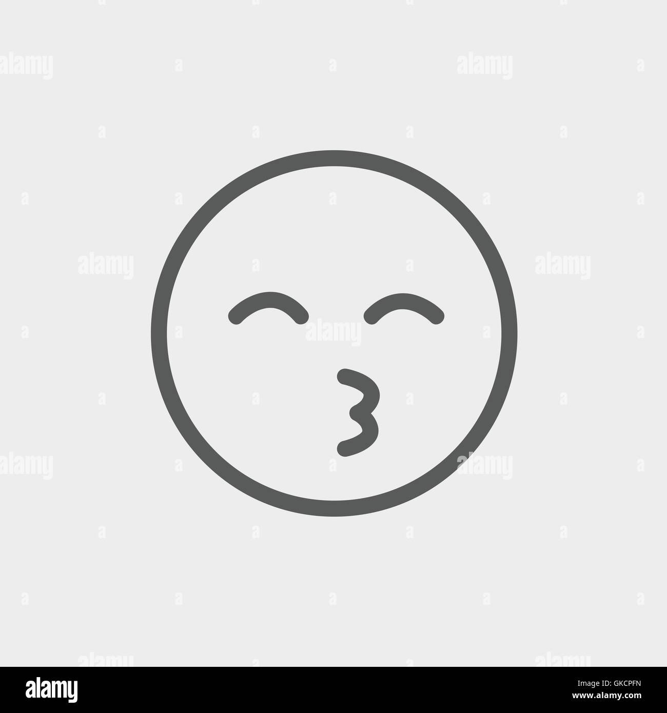 Smiley face line drawing hi-res stock photography and images - Alamy