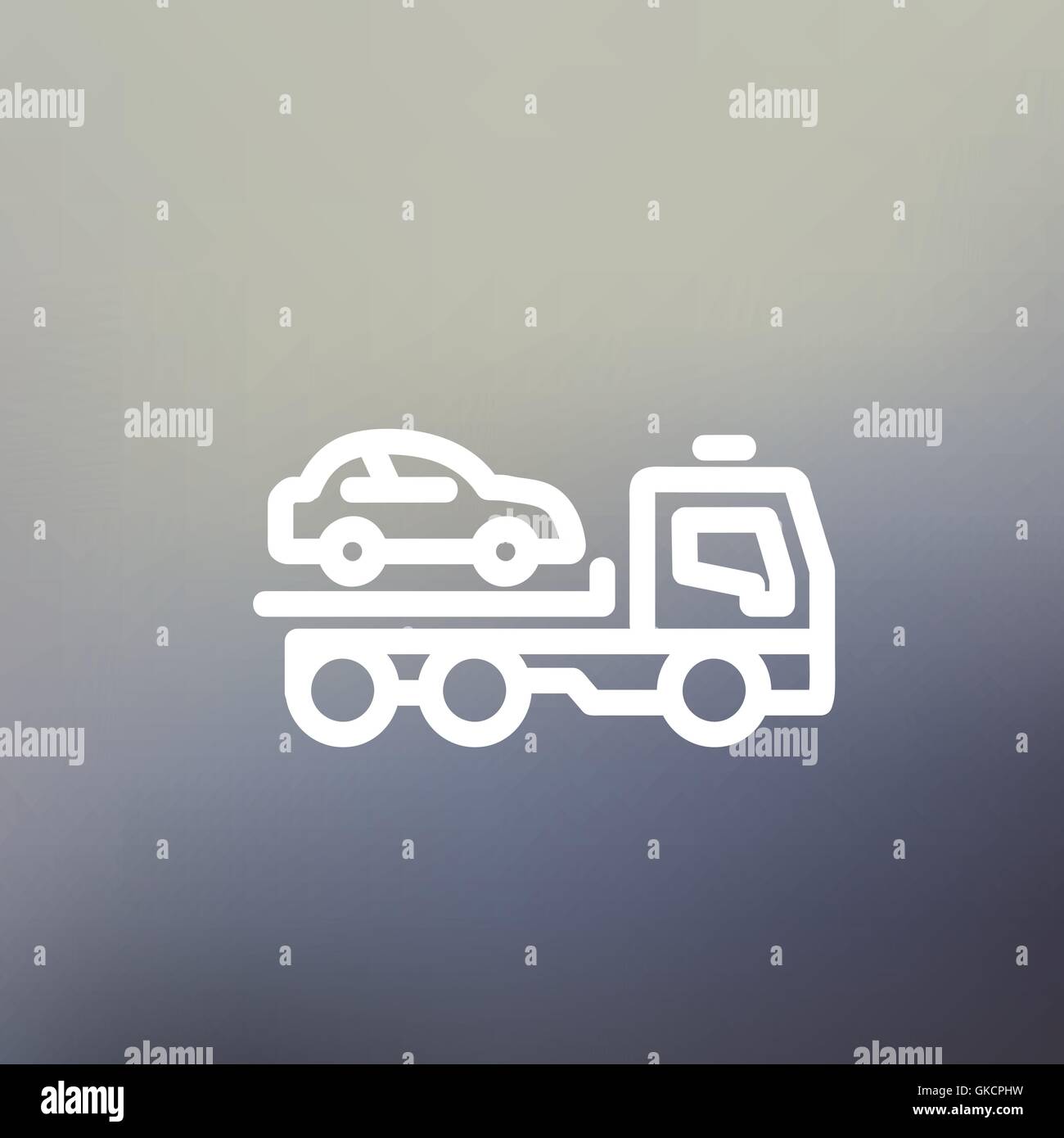 Tow truck towing car hi-res stock photography and images - Alamy