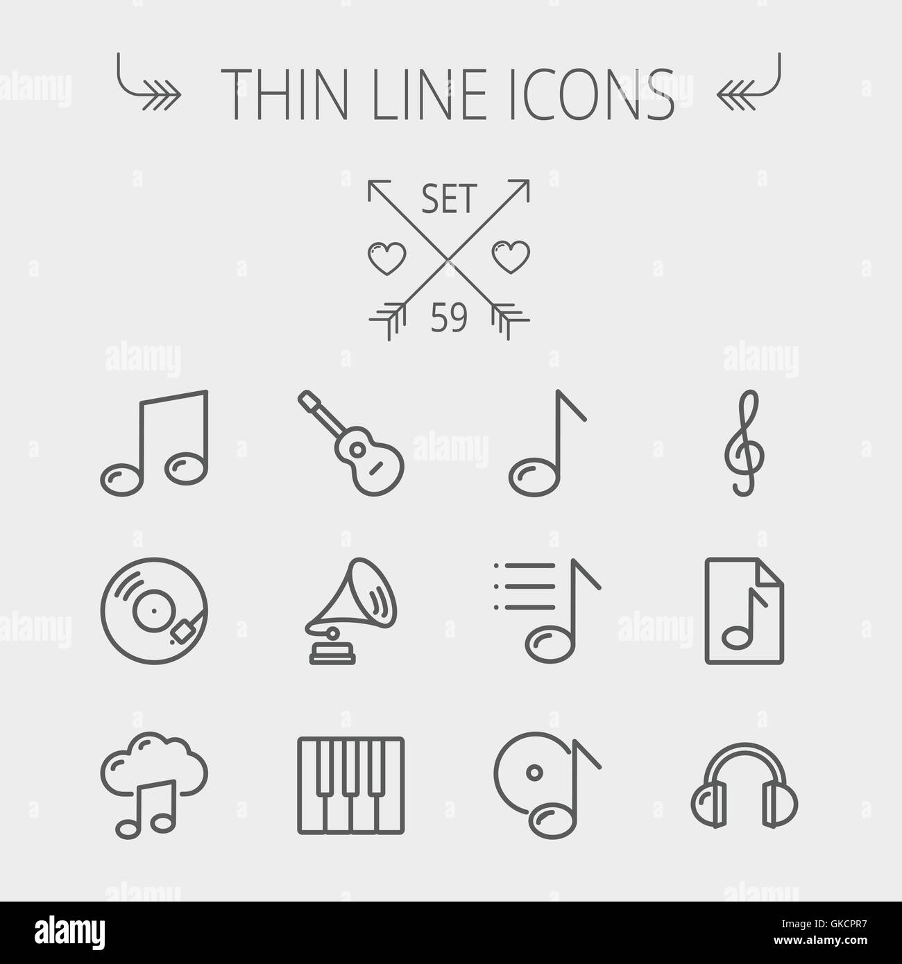 Icon music entertainment Stock Vector Images - Alamy