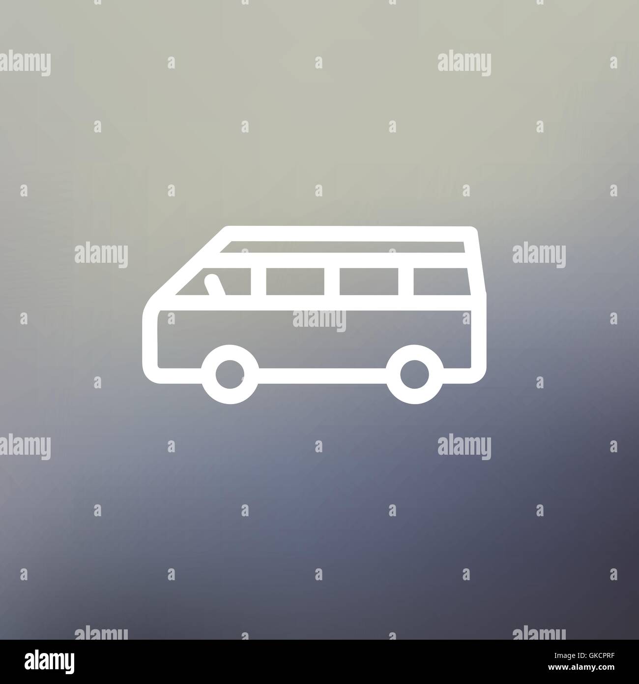 Minibus icon minivan family Stock Vector Images - Alamy