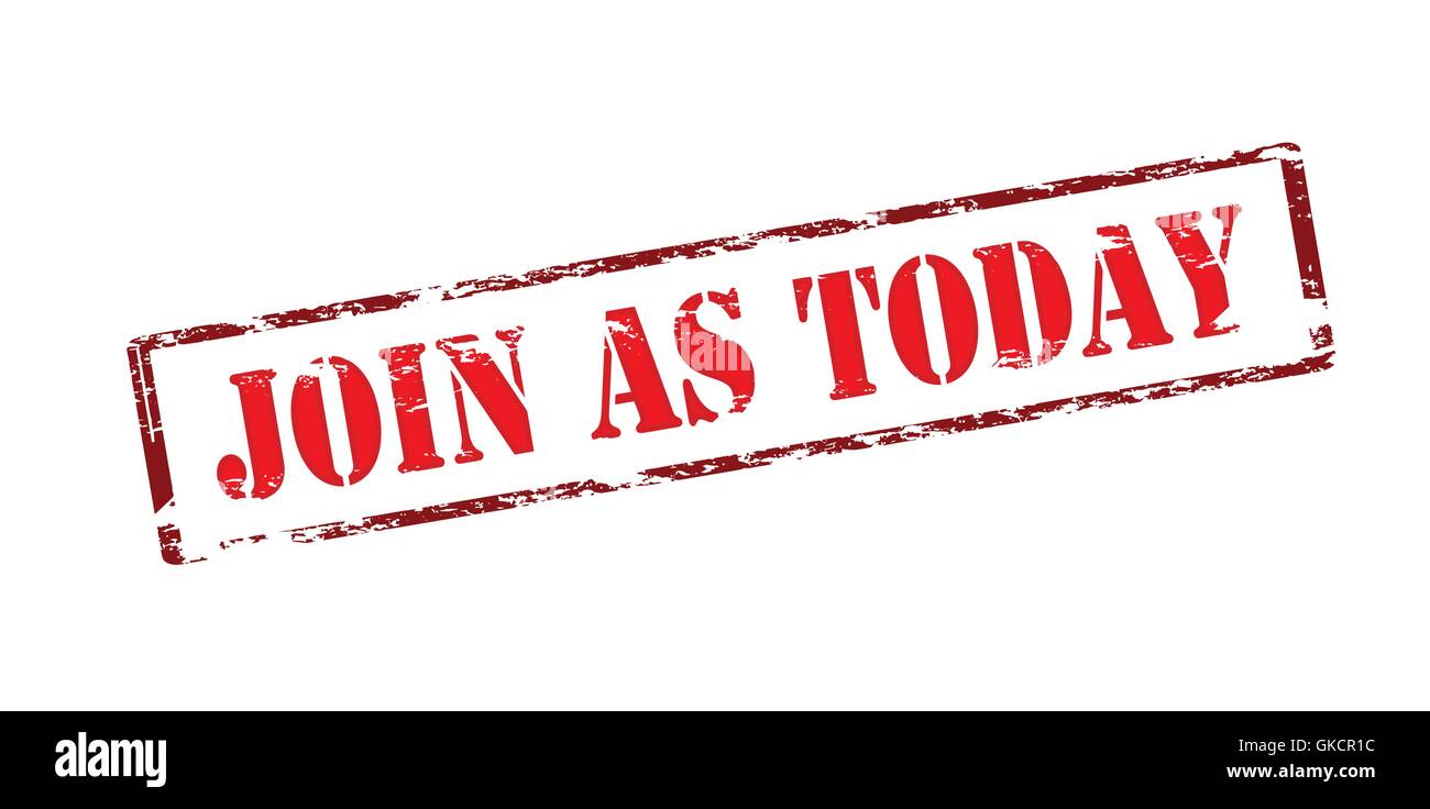 Join as today Stock Vector Image & Art - Alamy