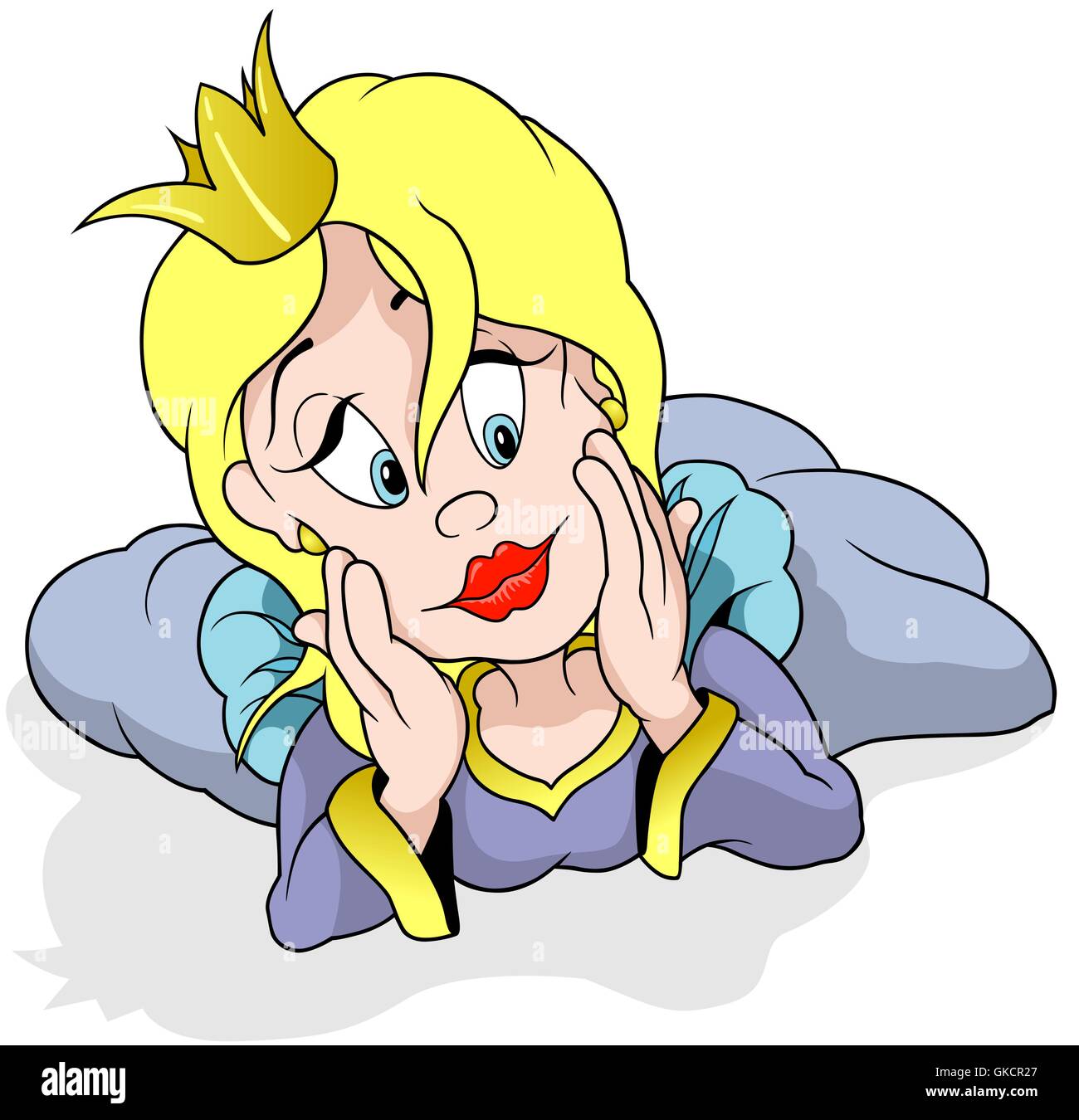 Princess vector hi-res stock photography and images - Alamy