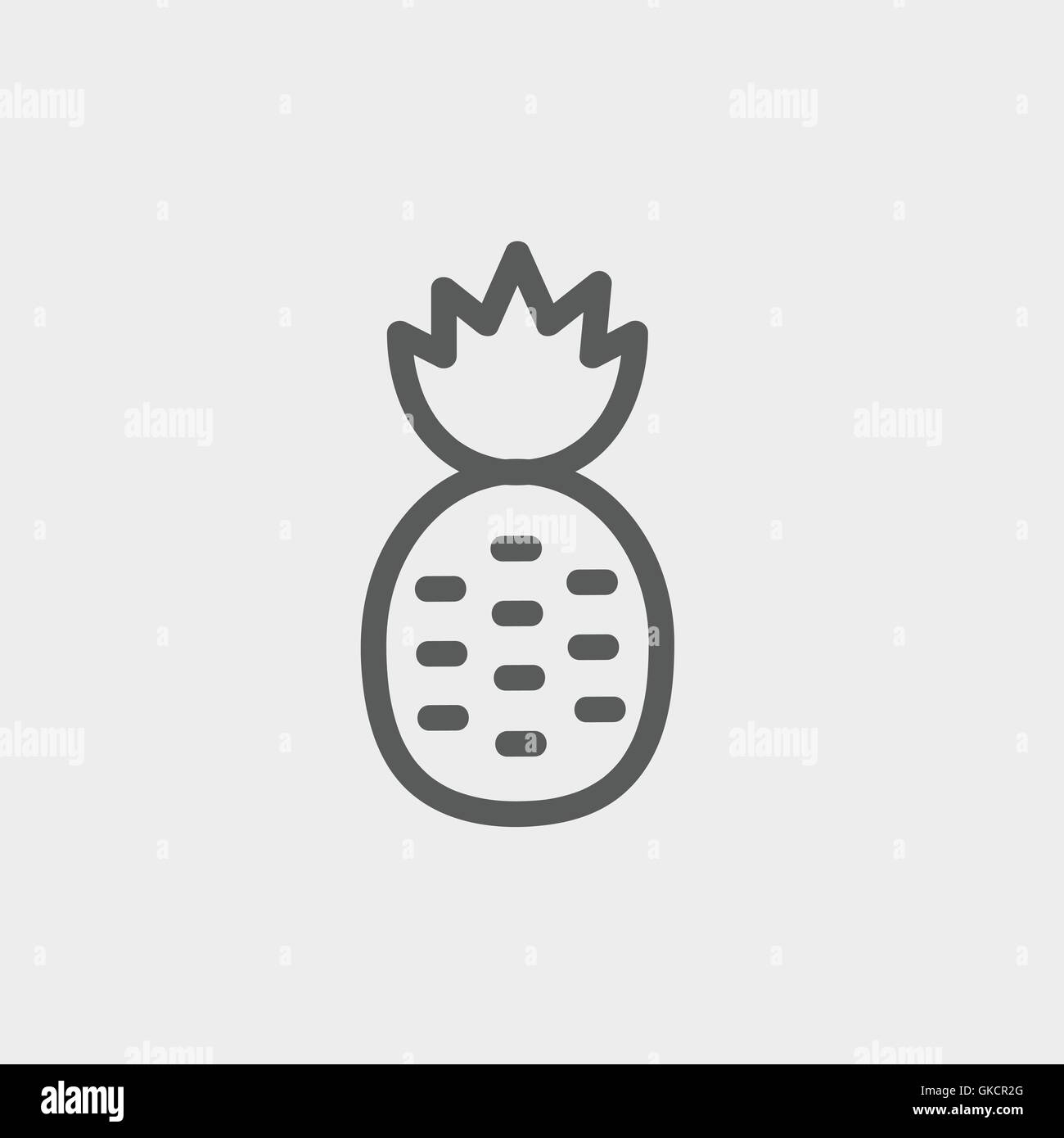 Pineapple detailed Stock Vector Images - Alamy