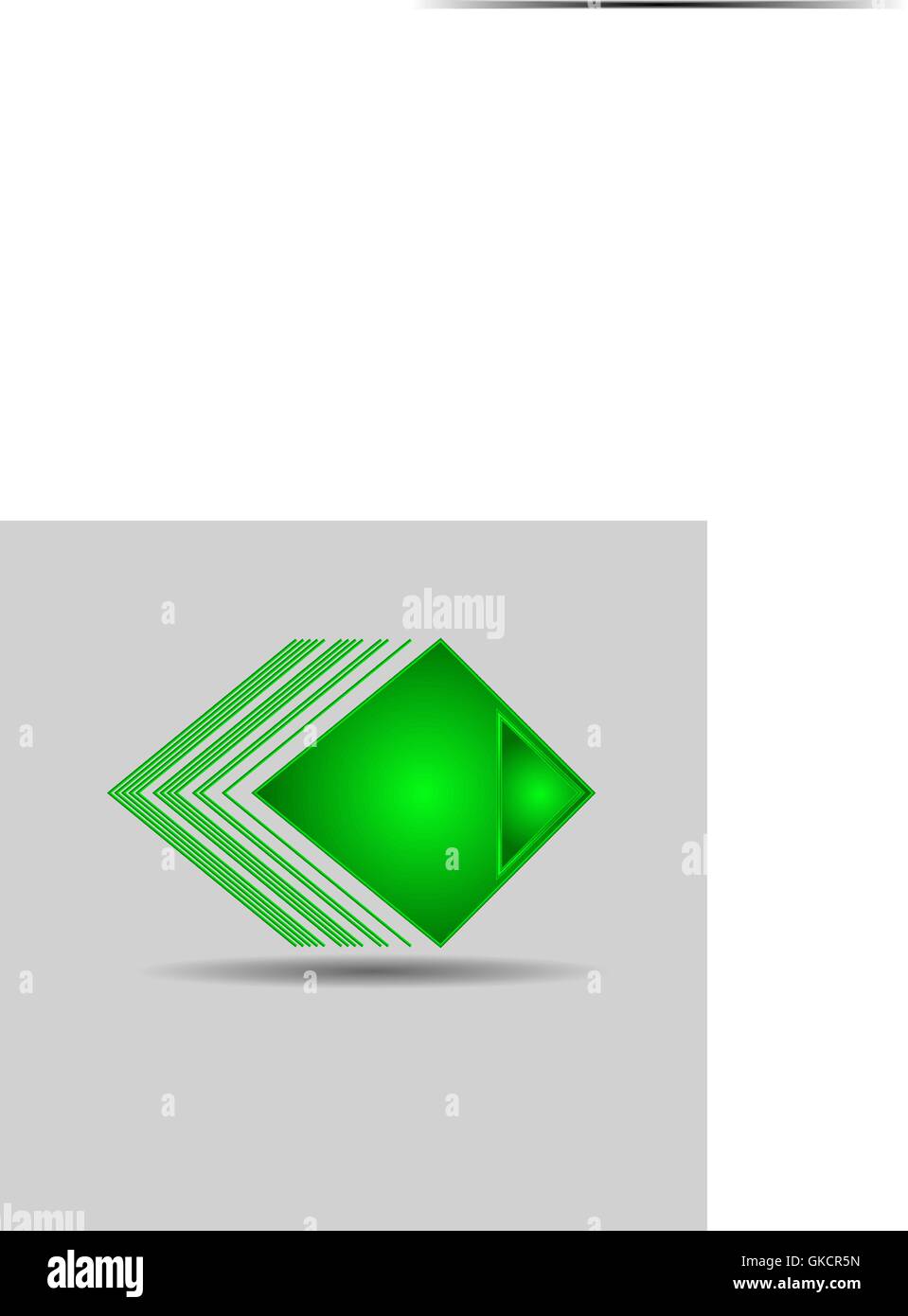 Green triangle hi-res stock photography and images - Alamy