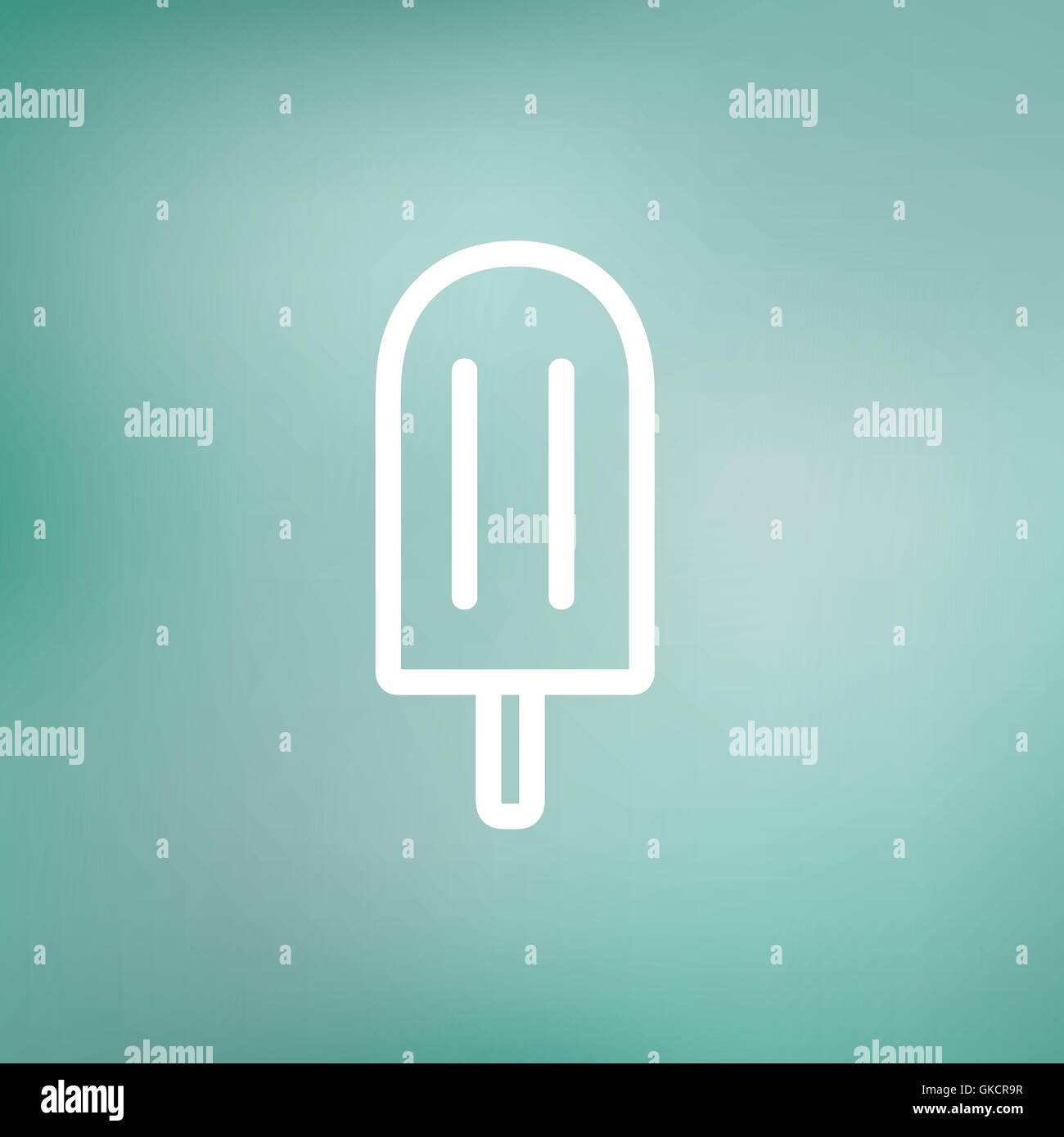 Outline ice cream popsicle Stock Vector Images - Alamy