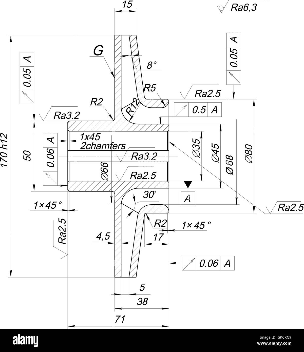 Expanded sketch of engineering wheel Stock Vector Image & Art - Alamy