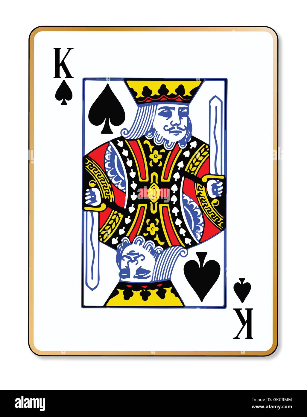 King spades hi-res stock photography and images - Alamy